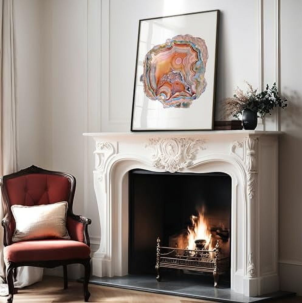 Poster Master Agate Slice Poster - Geology Print - Geode Art ...