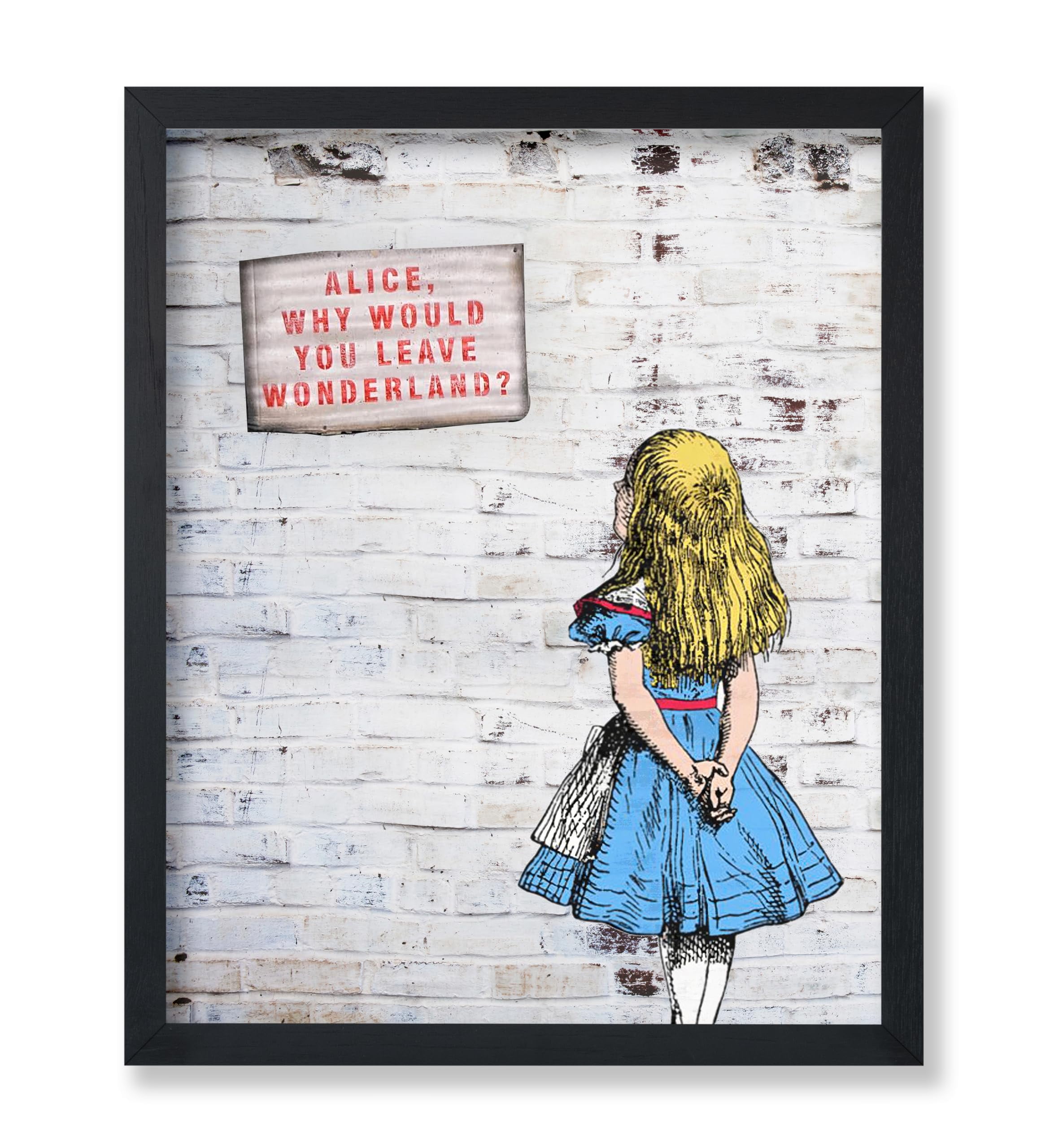Poster Master Alice Poster - Why Would You Leave Wonderland Print ...