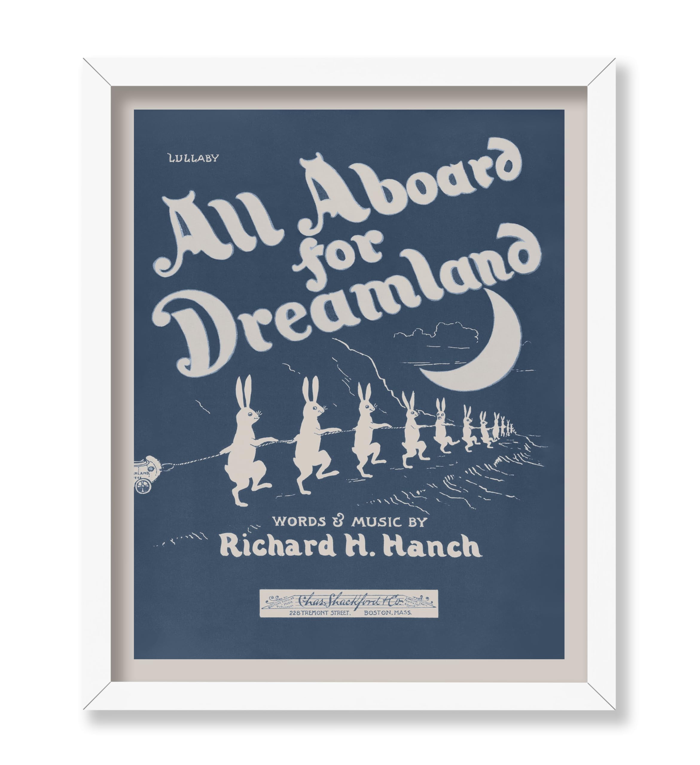 Poster Master All Aboard For Dreamland Poster - Retro Children's ...