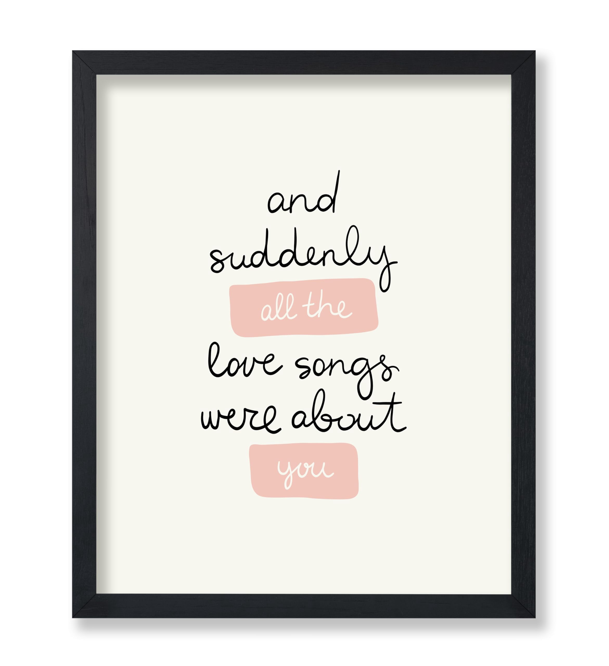 Poster Master All The Love Songs Were All About You Poster - Retro Love ...