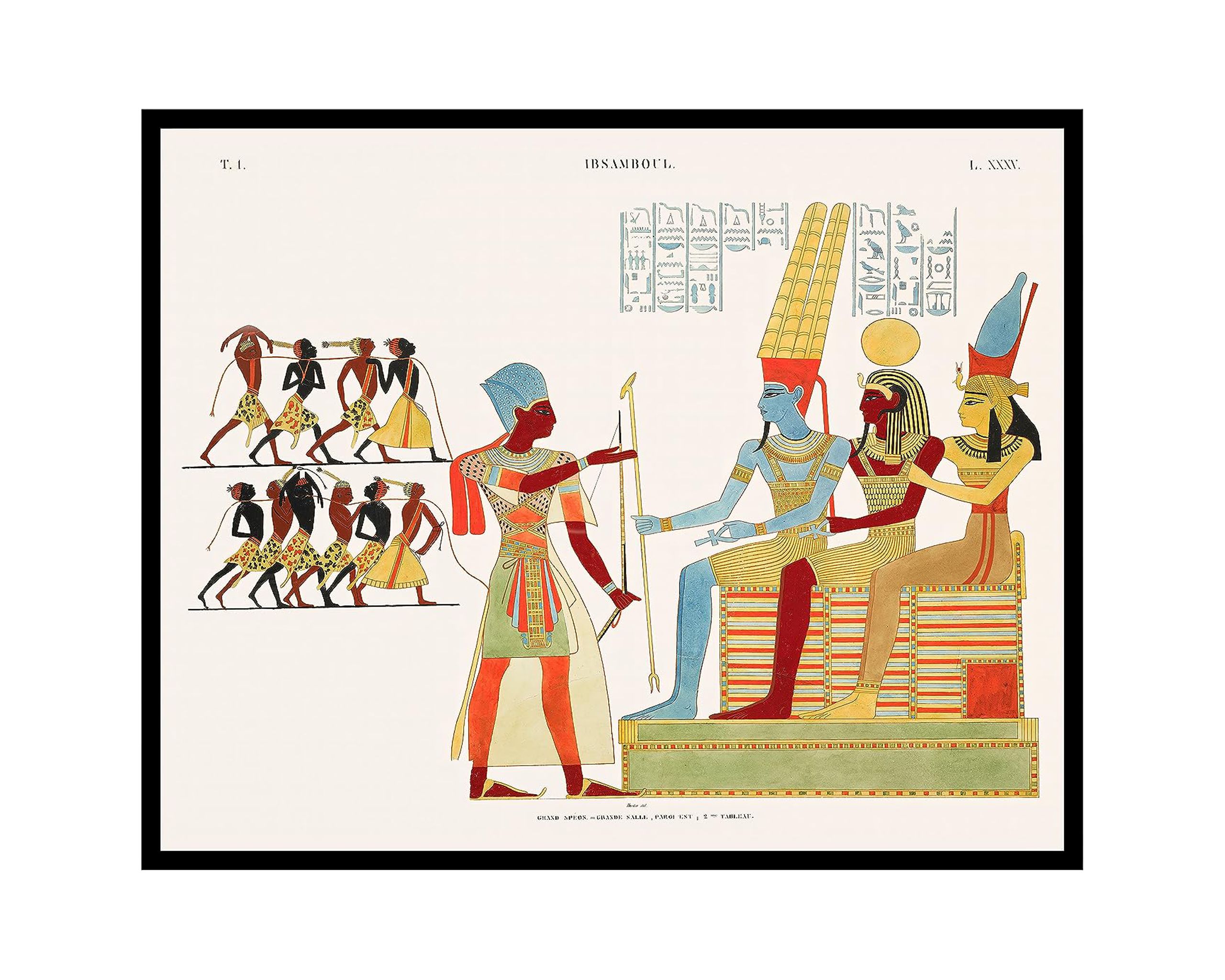 Poster Master Ancient Historical Poster - Vintage Hieroglyphic Print ...