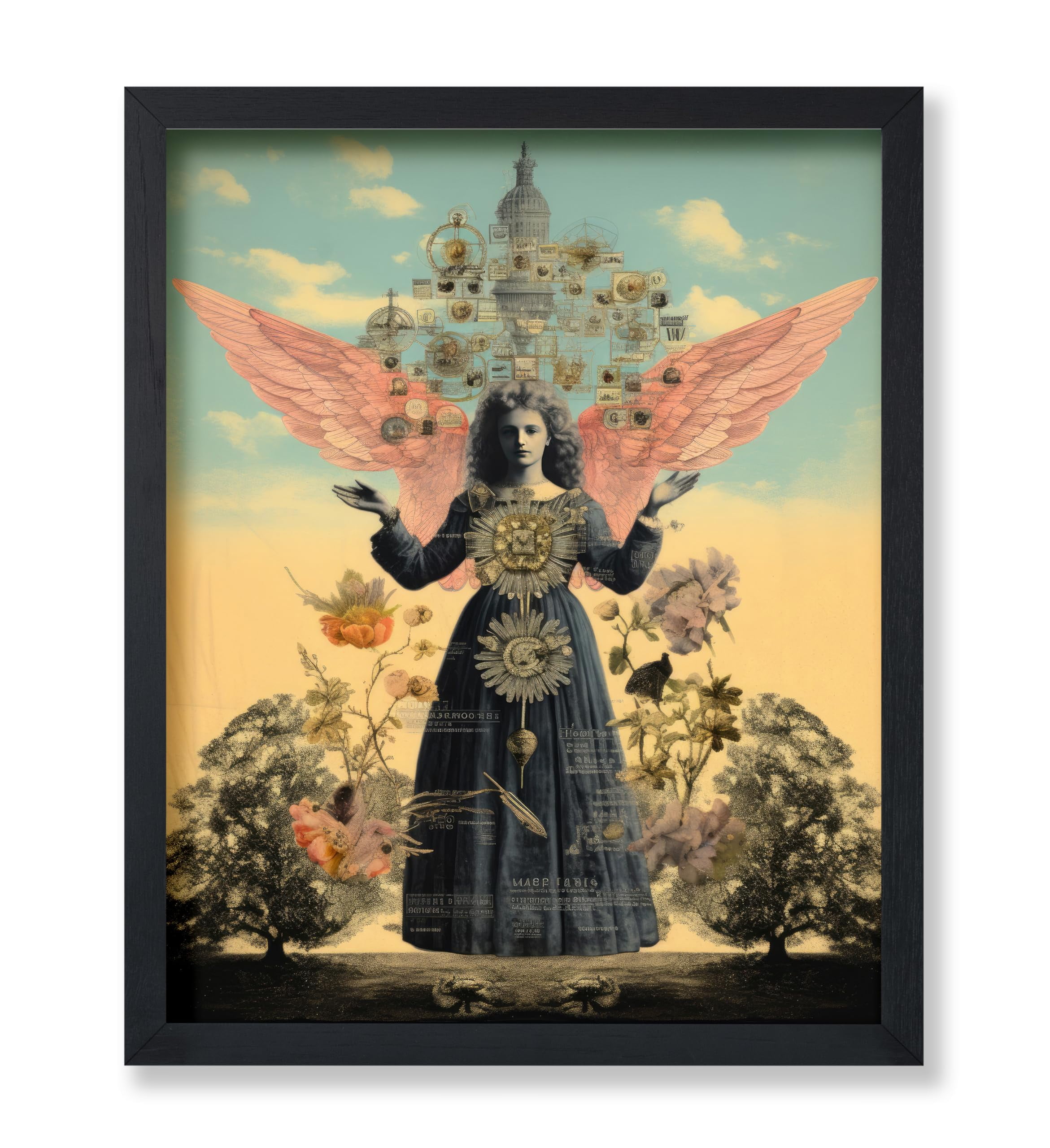 Poster Master Angel Poster - Flower Print - Psychedelic Art - Trippy ...