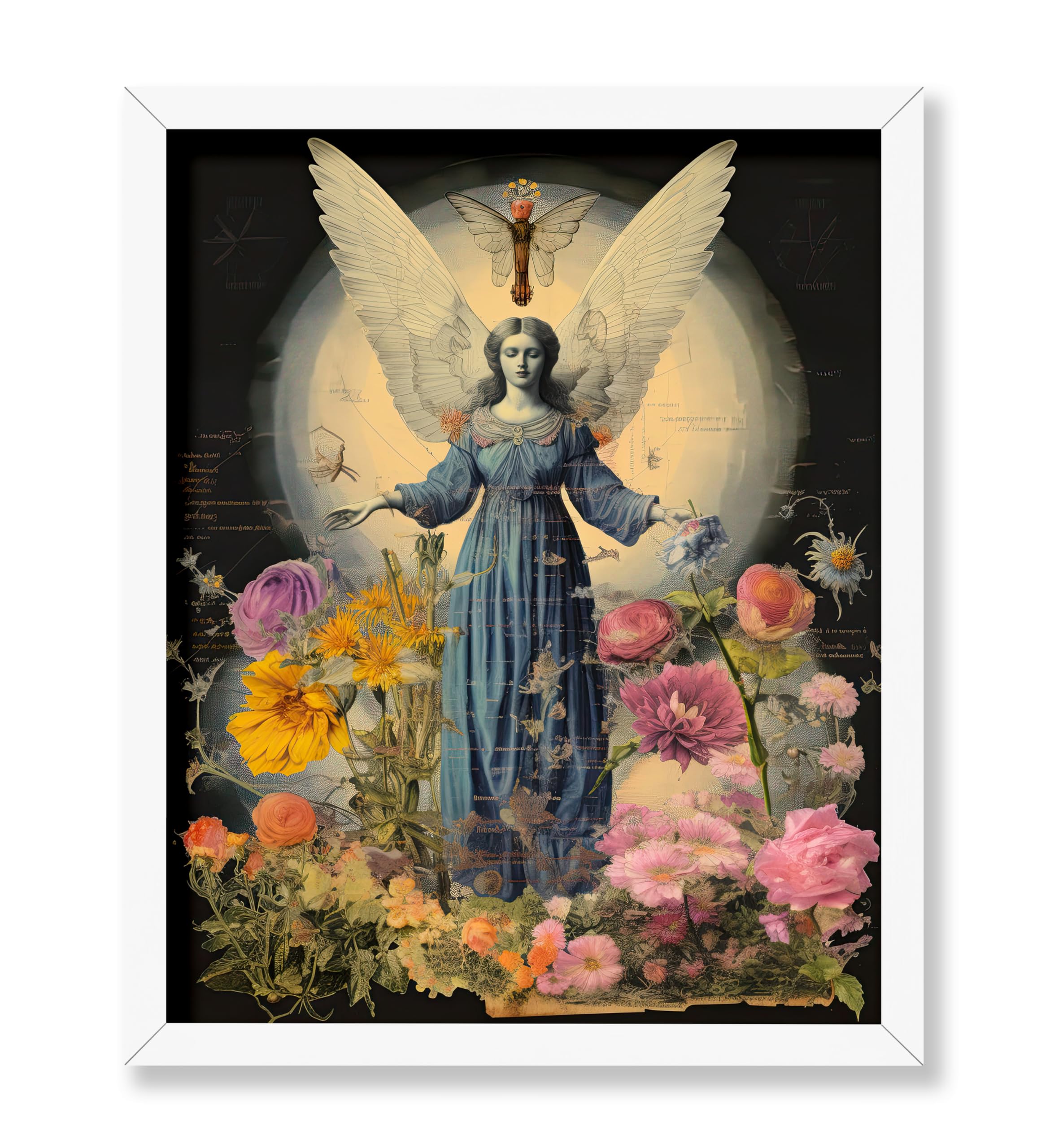 Poster Master Angel Poster - Psychedelic Print - Surreal Art - Flower ...