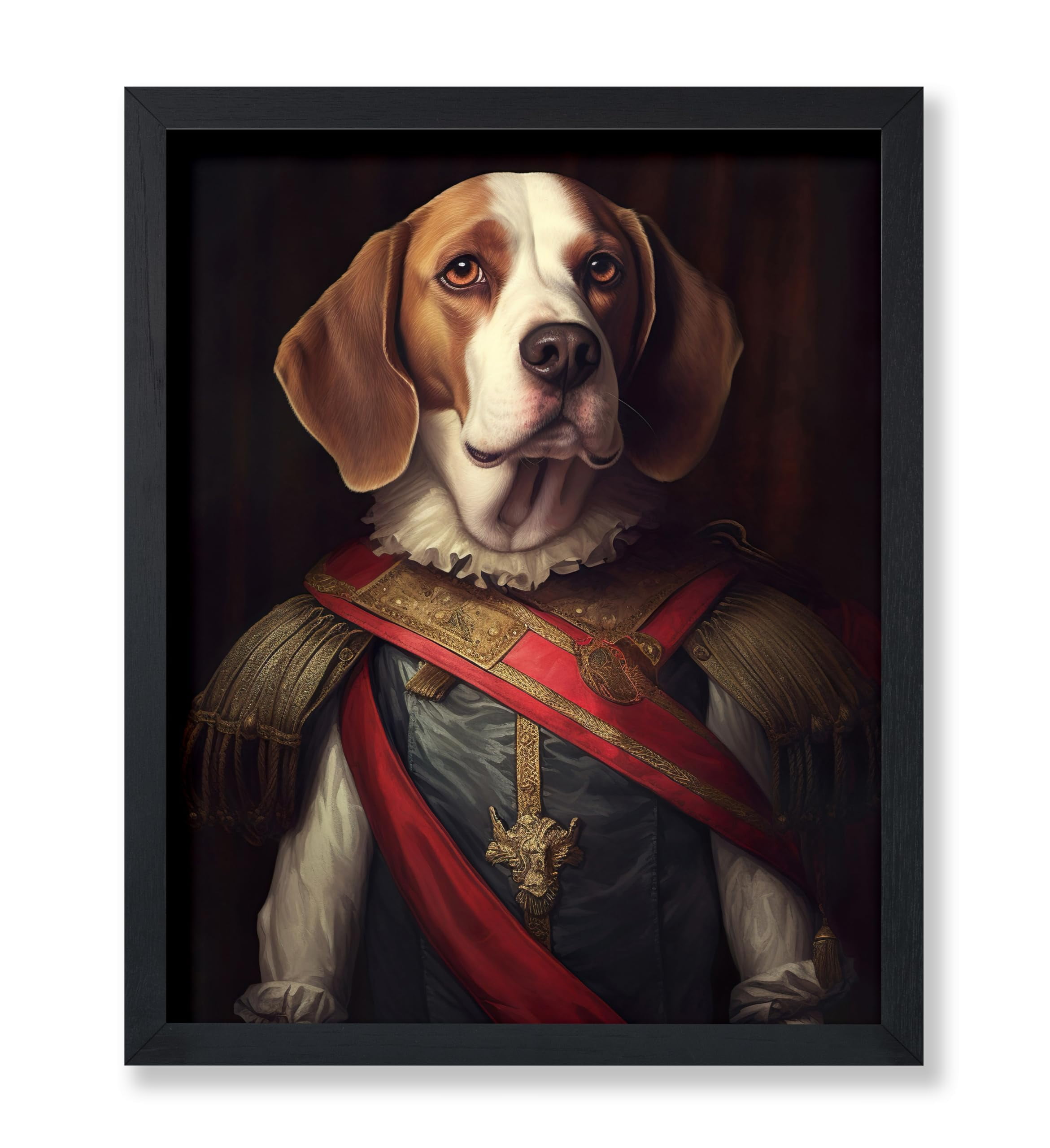 Poster Master Aristocratic Beagle Poster - Dog Print - Renaissance Art ...