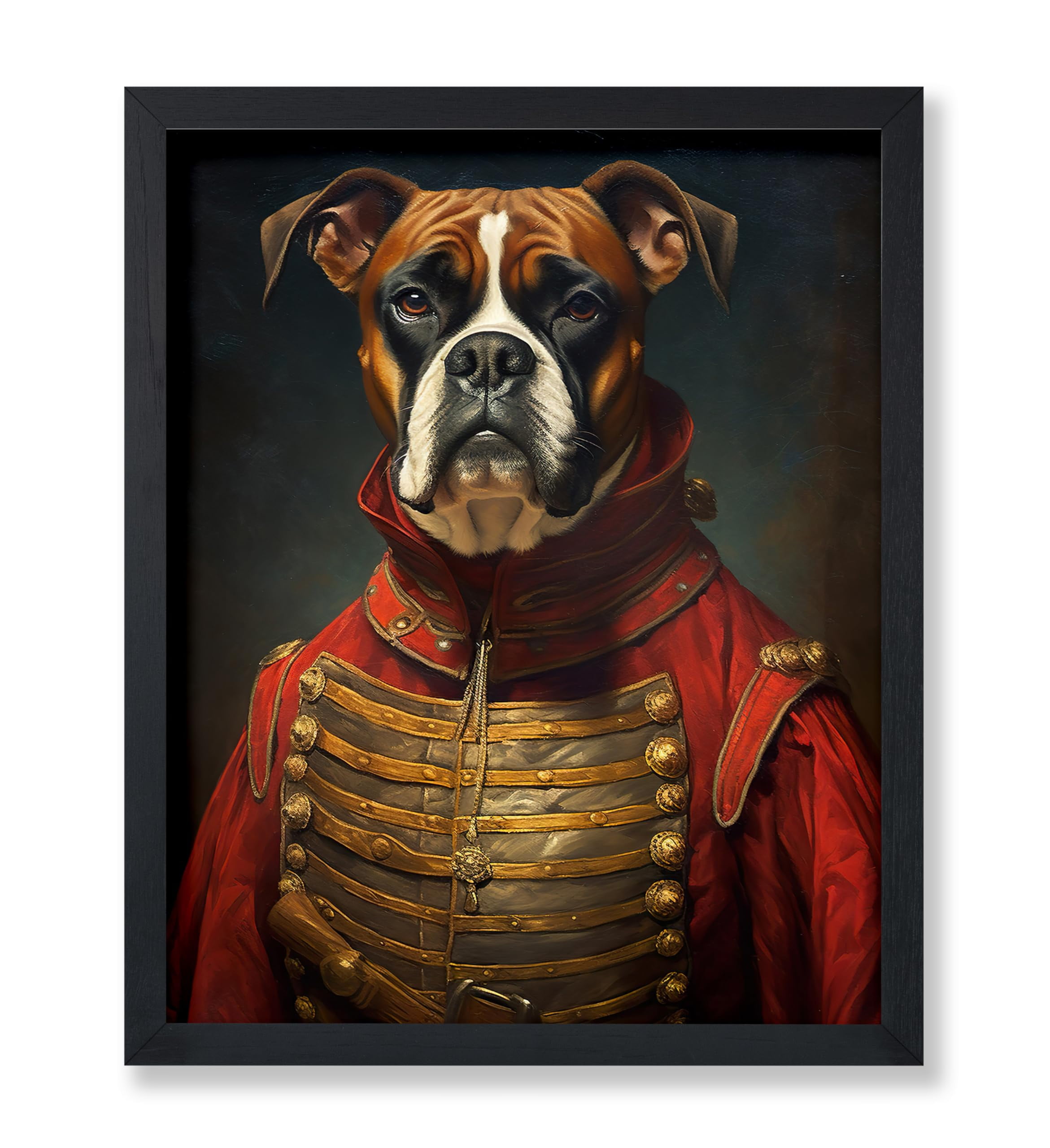 Poster Master Aristocratic Boxer Dog Poster - Dog Print - Renaissance ...
