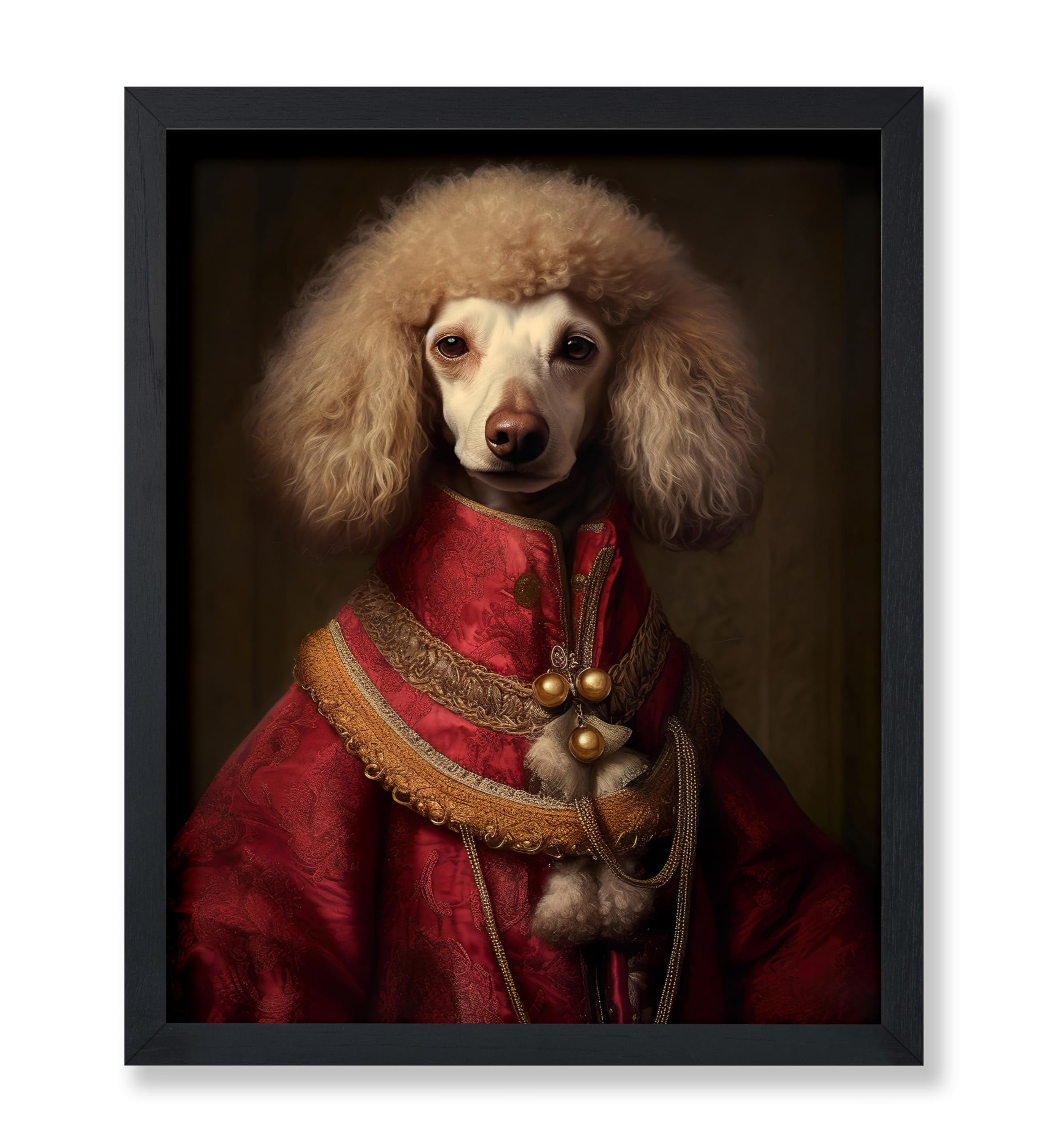 Poster Master Aristocratic Poodle Poster - Dog Print - Renaissance Art ...