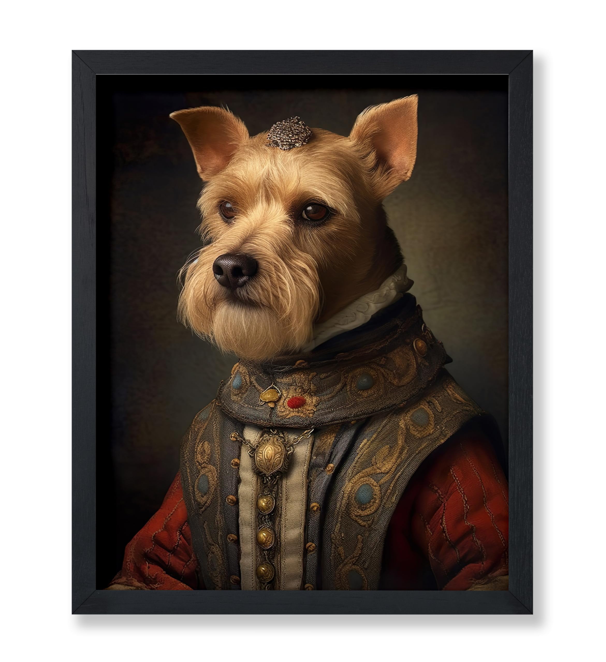 Poster Master Aristocratic Terrier Poster - Dog Print - Renaissance Art ...