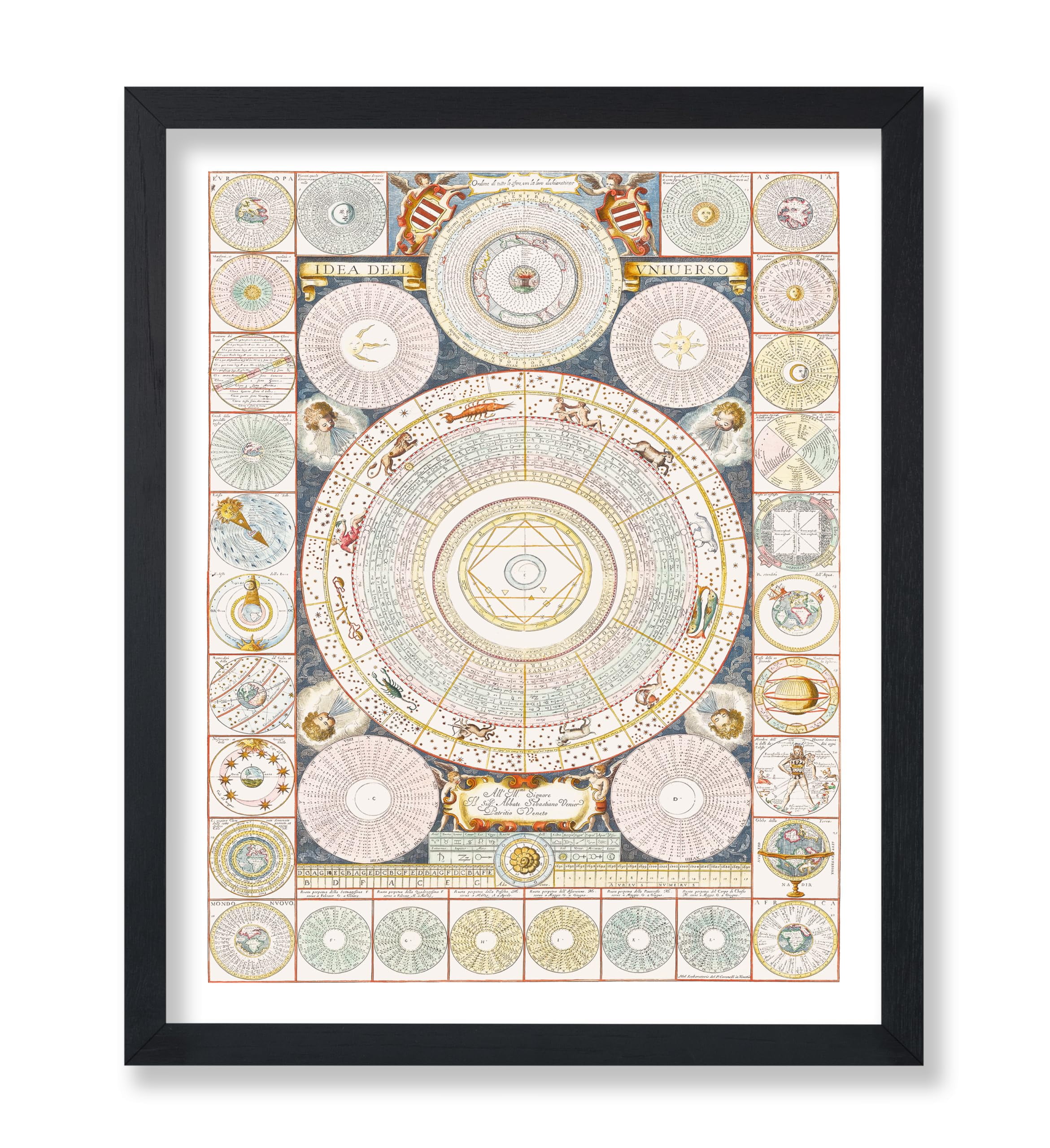 Poster Master Astrology Chart Poster - 11x14 Unframed Wall Art Print ...