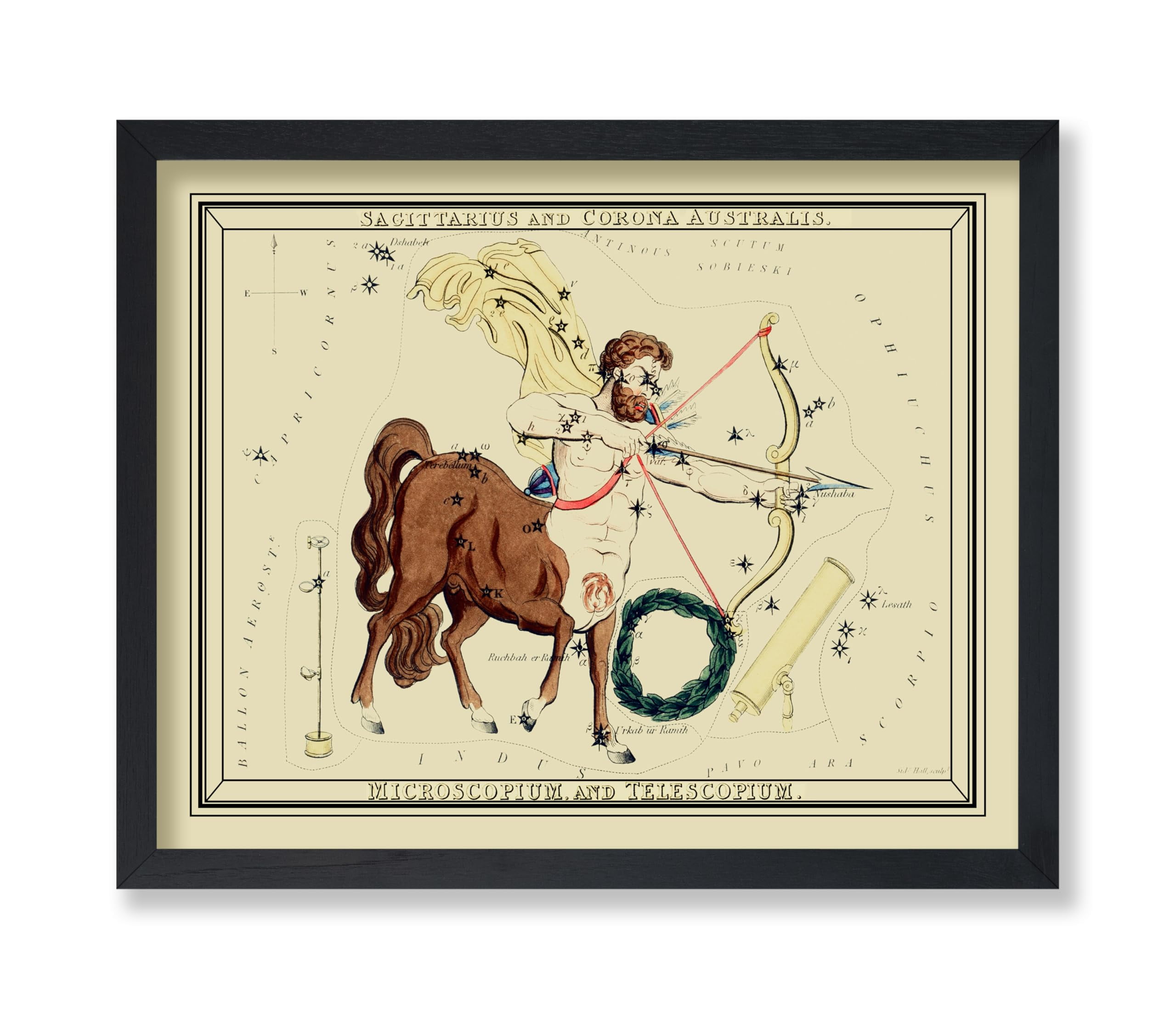 Poster Master Astrology Poster, Sagittarius Zodiac Constellation Poster ...