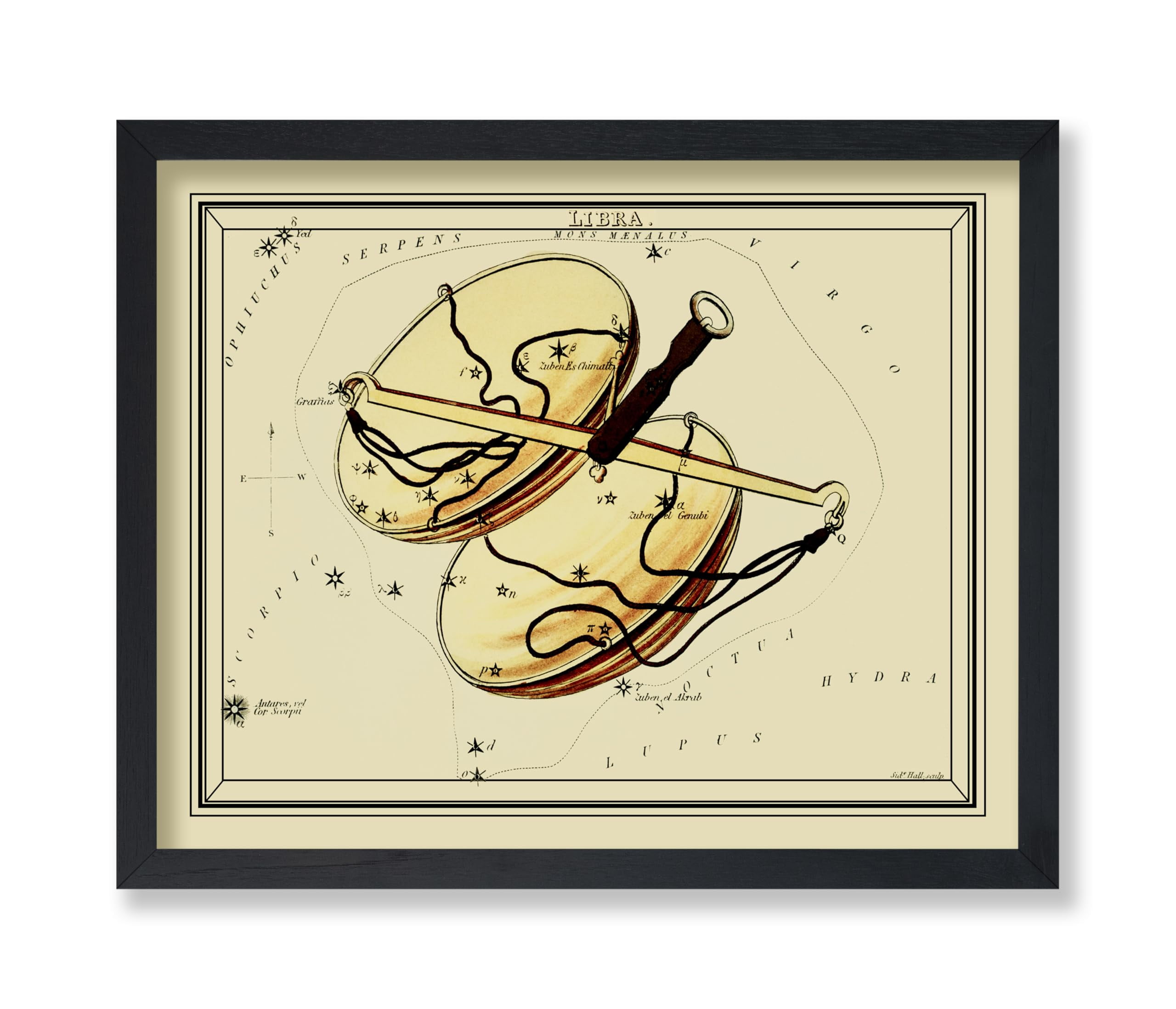 Poster Master Astrology Posters, Libra Zodiac Constellation Poster ...