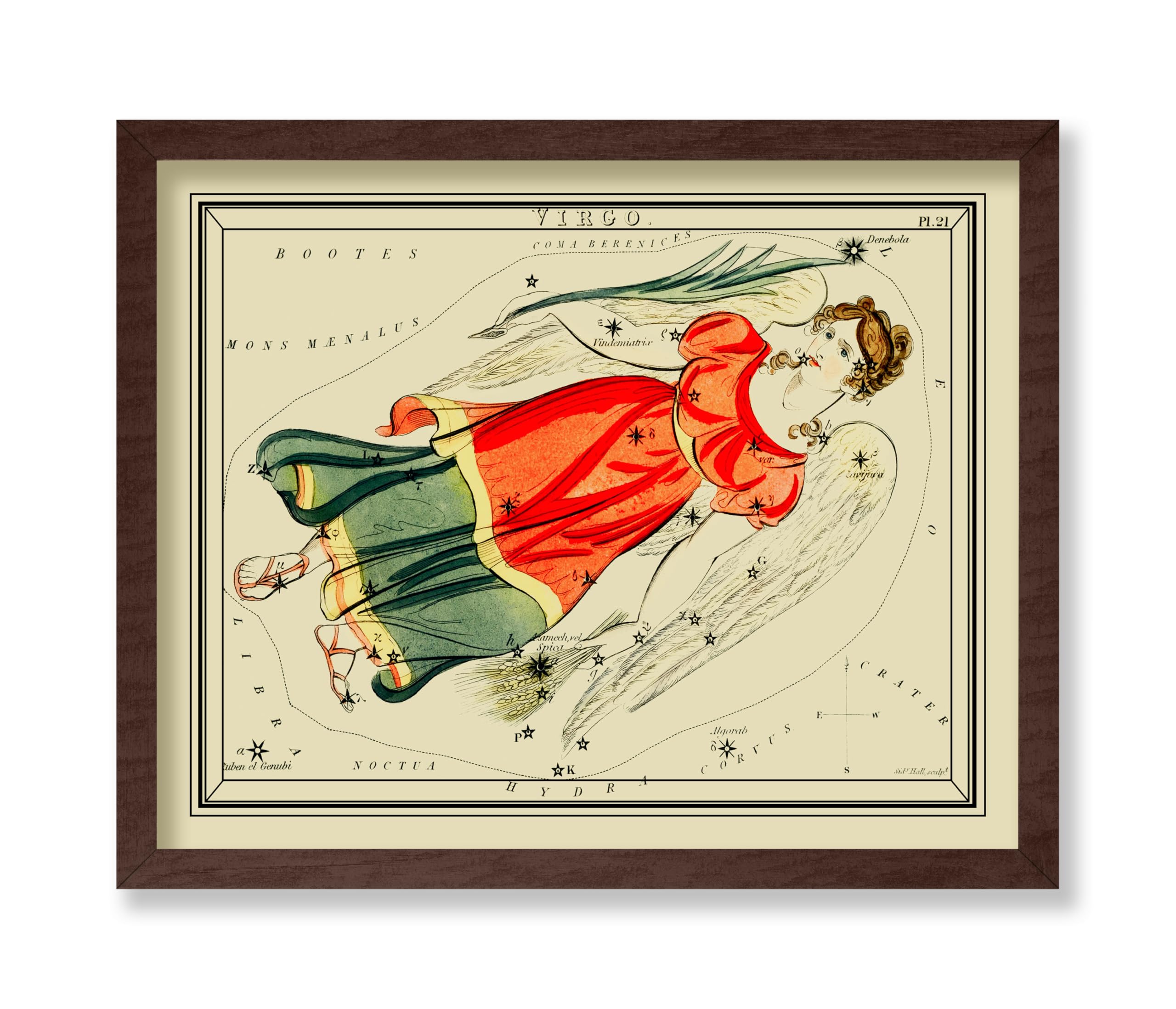 Poster Master Astrology Posters, Virgo Zodiac Constellation Poster ...