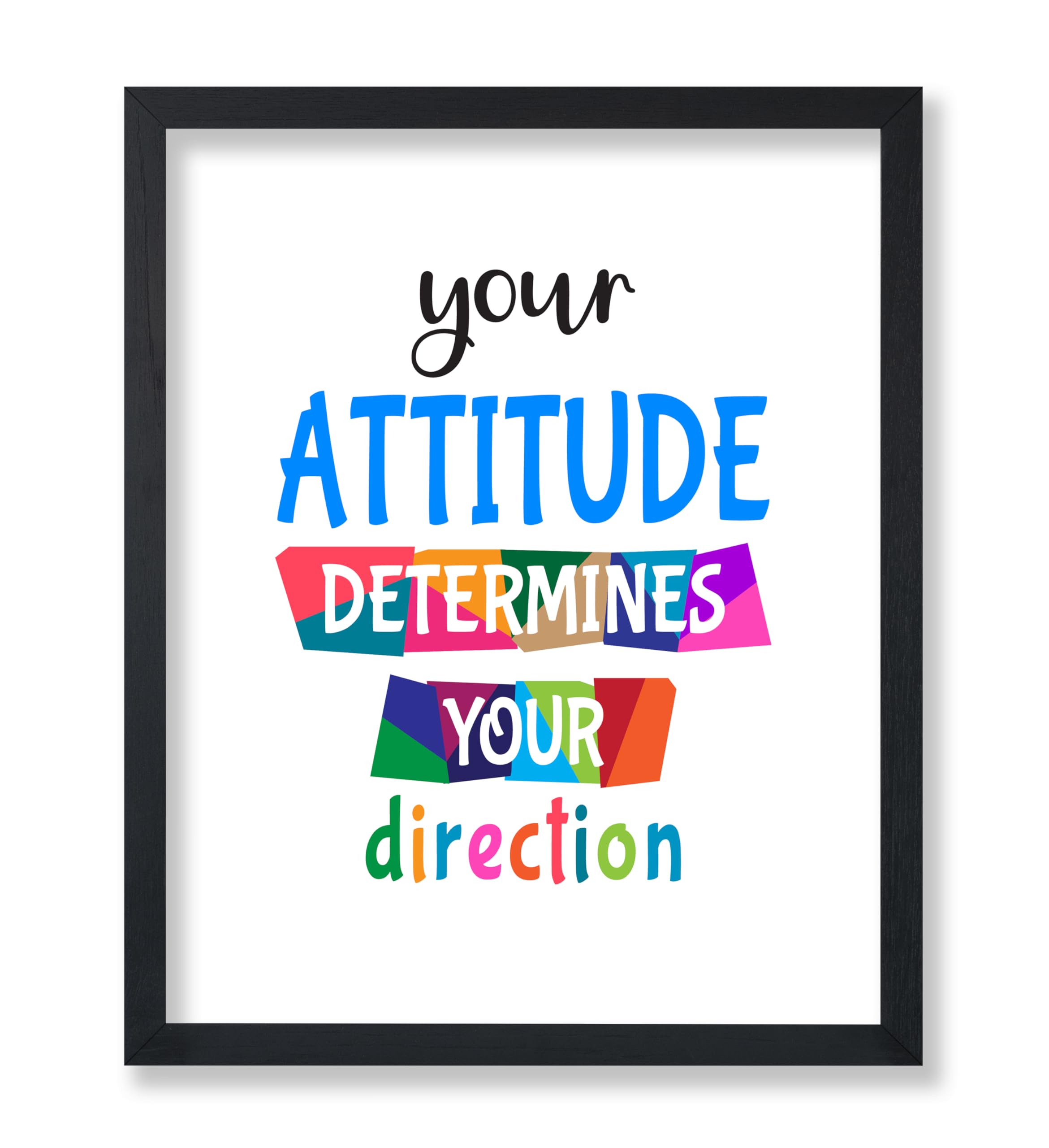 Poster Master Your Attitude Determines Your Direction Poster - Growth ...