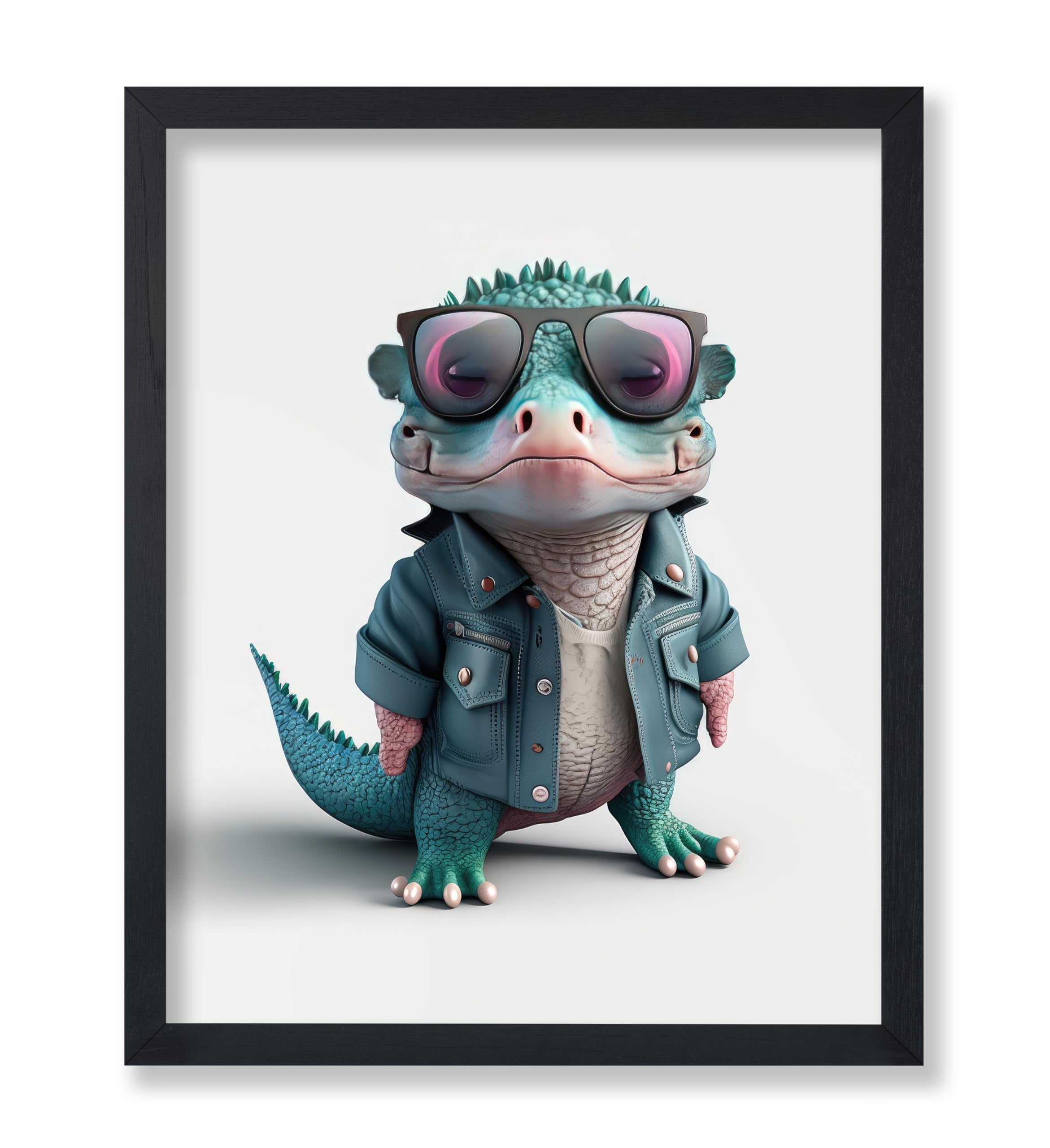 Poster Master Baby Alligator Poster - Baby Alligator in Glasses Print ...