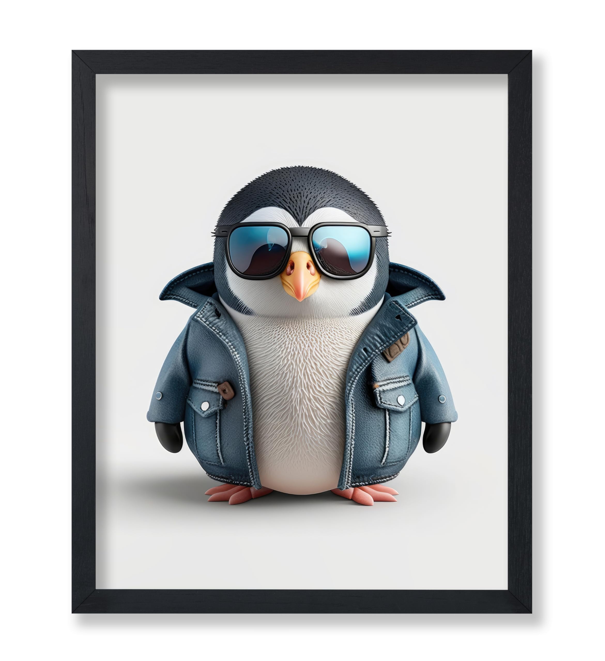 Poster Master Baby Penguin Poster - Cute Baby Penguin in Glasses Print ...