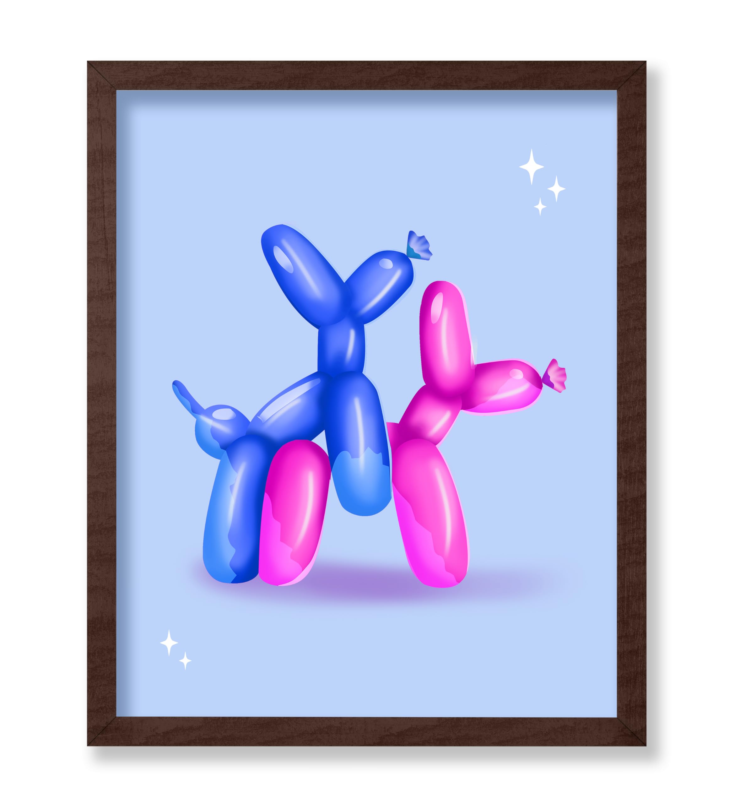 Poster Master Balloon Dog Poster - Naughty Balloon Dog Print - Balloon ...