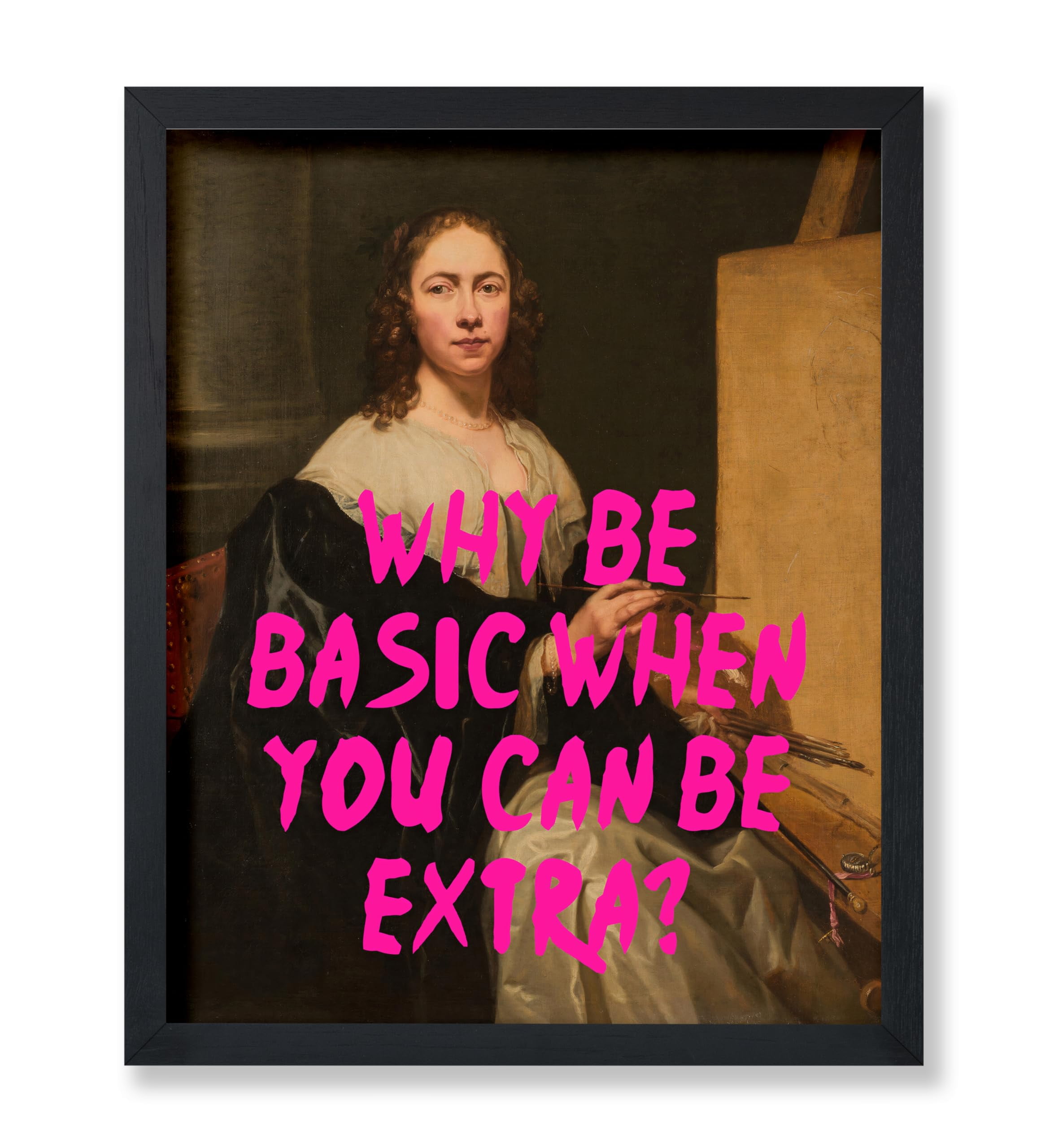 Poster Master Why Be Basic Poster - You Can Be Extra Print - Typography ...