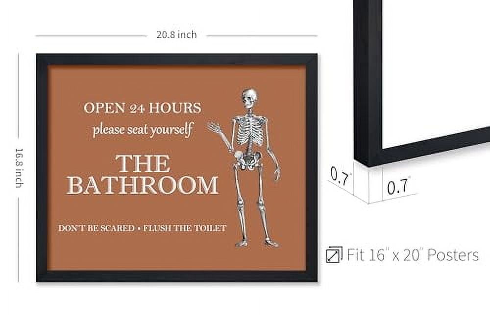 Poster Master The Bathroom Sign Poster - Don't Be Scared Print ...