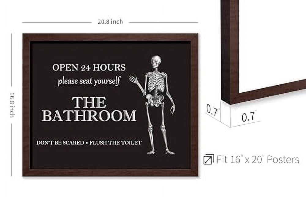 Poster Master The Bathroom Sign Poster - Don't Be Scared Print ...