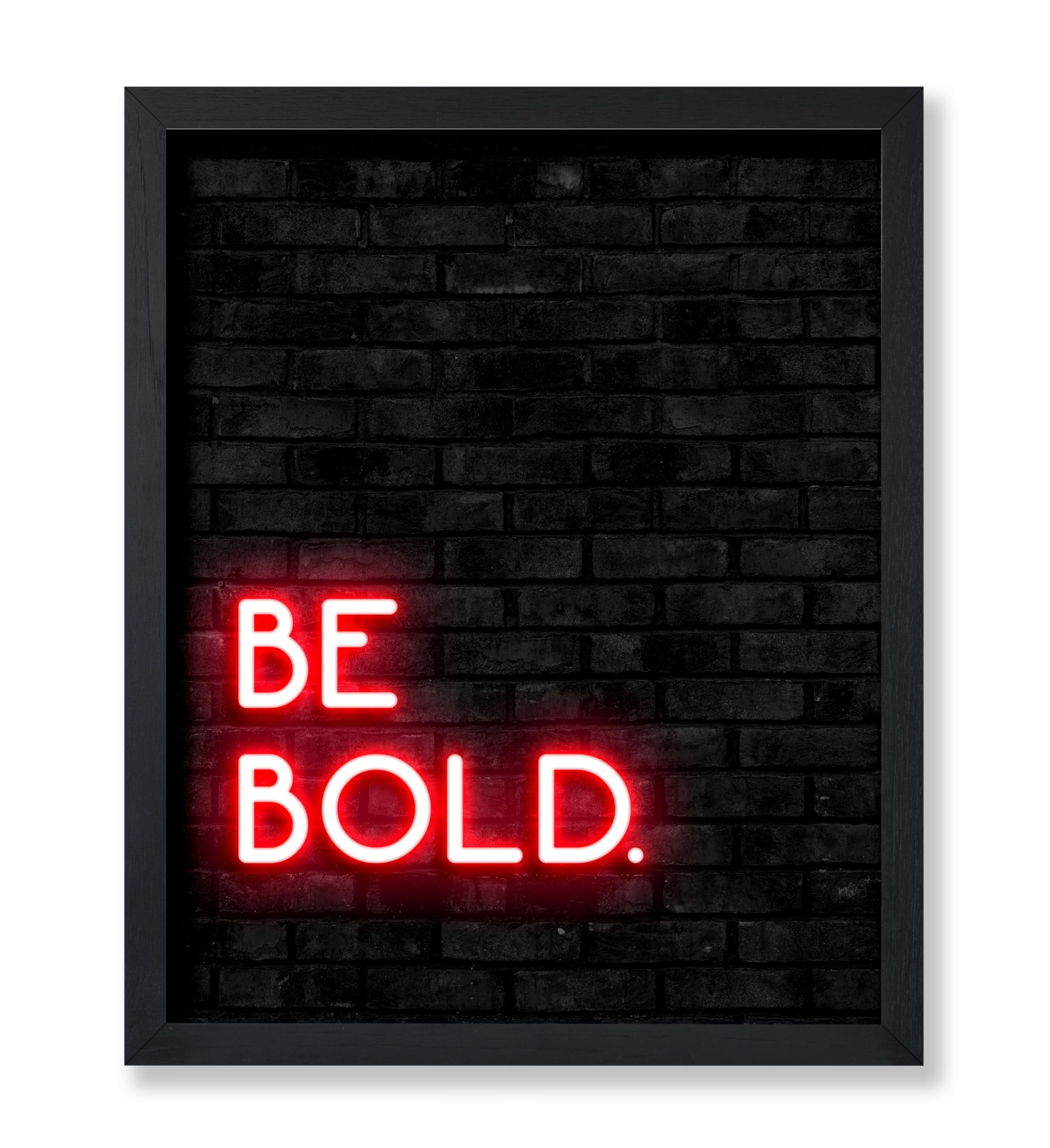 Poster Master Be Bold Poster - Motivational Print - Neon Art - Trendy ...