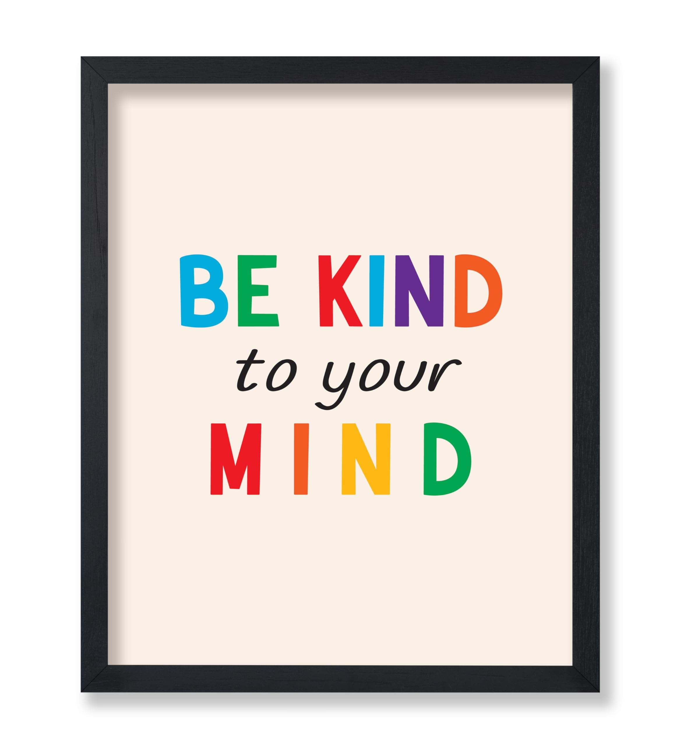 Poster Master Be Kind To Your Mind Poster - Motivational Print - Mental ...