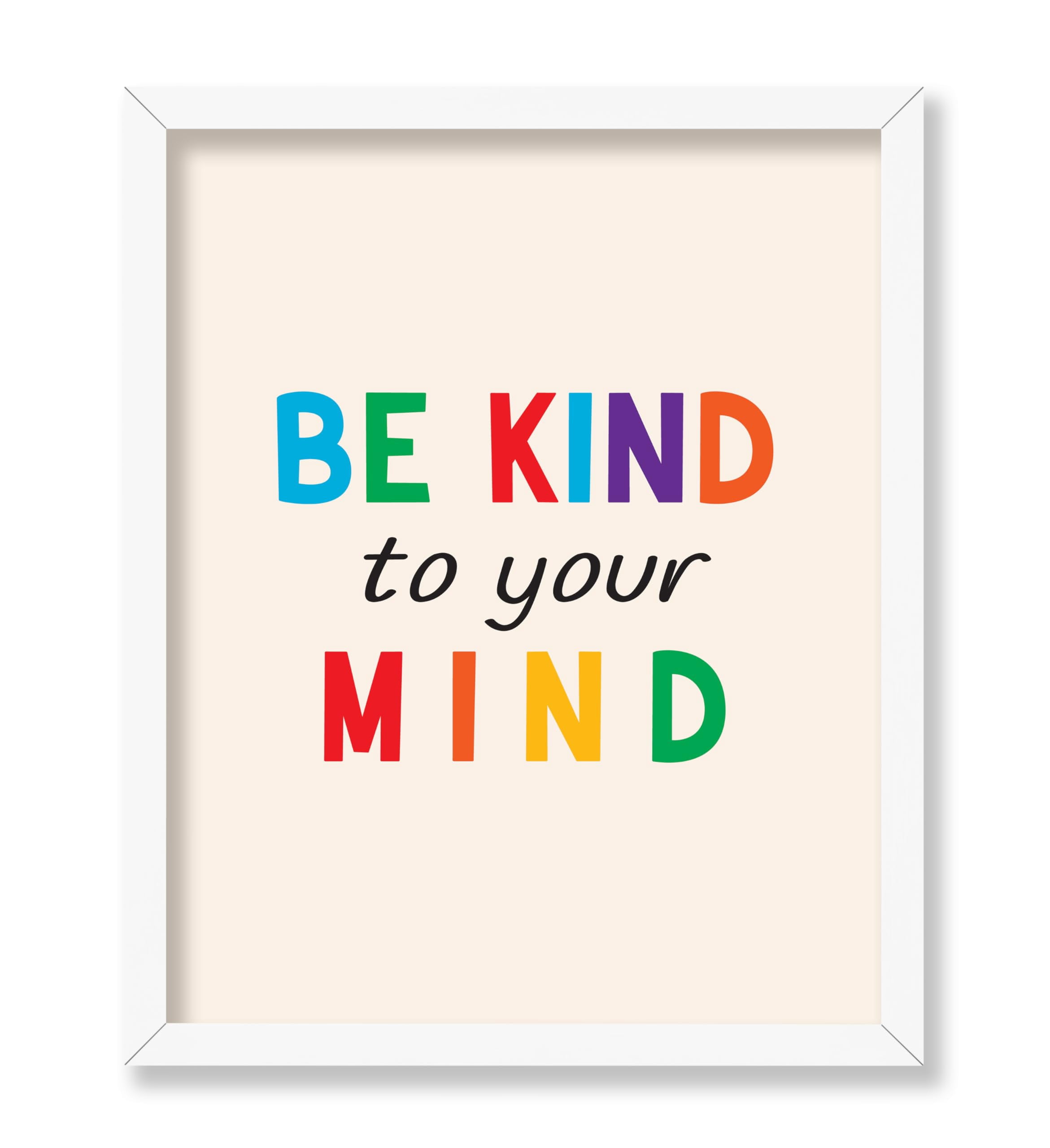 Poster Master Be Kind To Your Mind Poster - Motivational Print - Mental ...