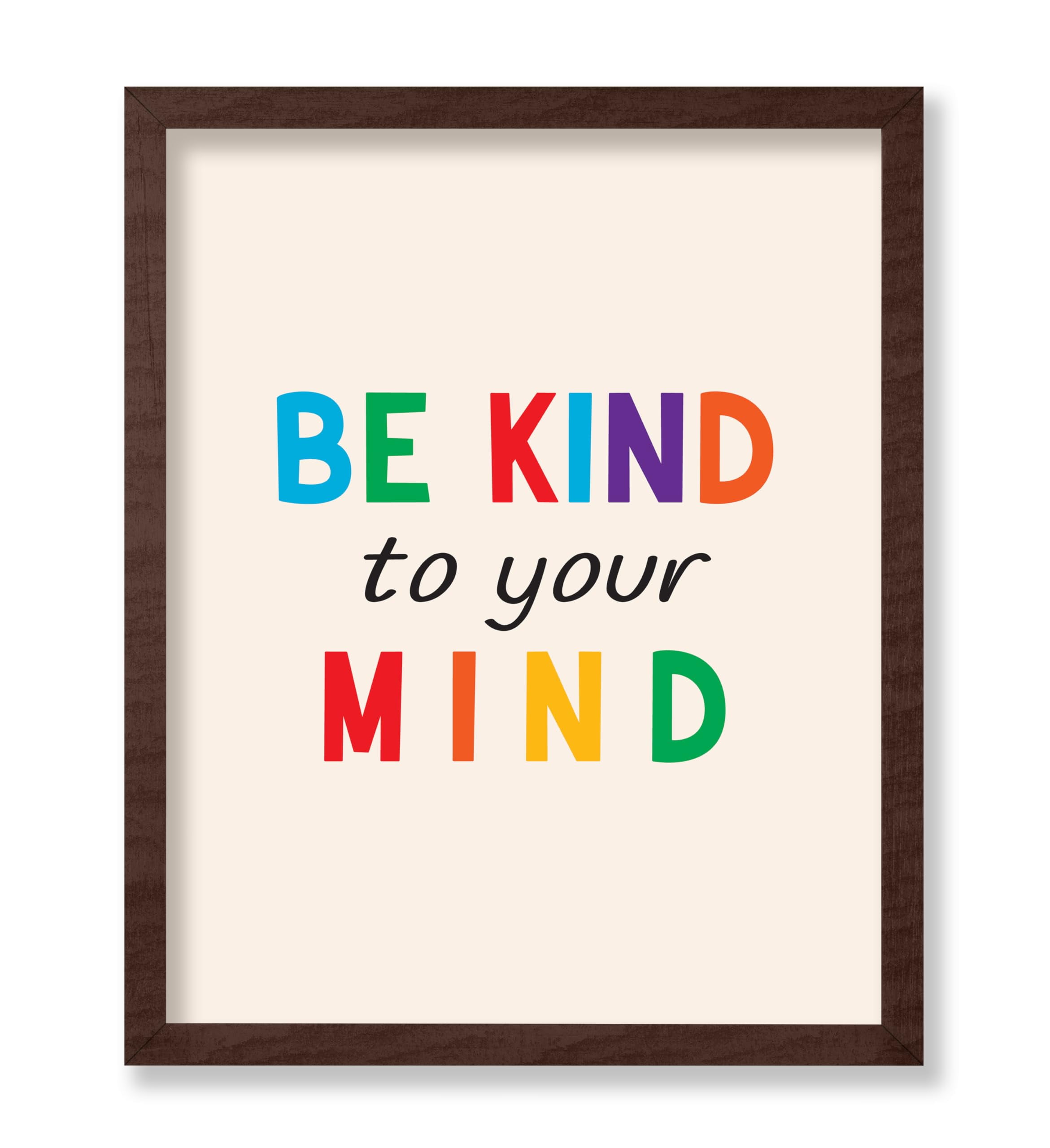 Poster Master Be Kind To Your Mind Poster - Motivational Print - Mental ...