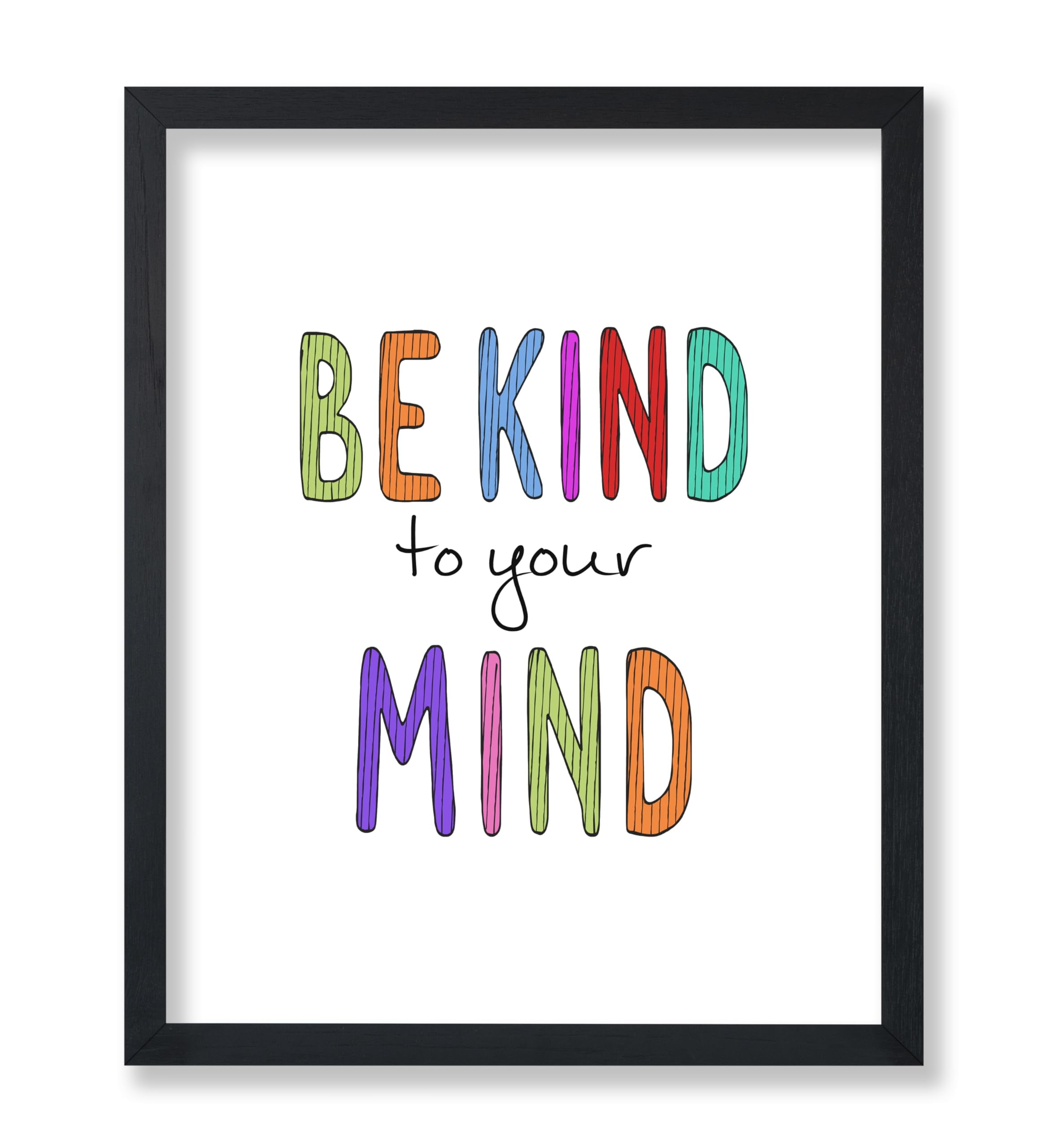Poster Master Be Kind To Your Mind Poster - Positive Affirmation Print ...
