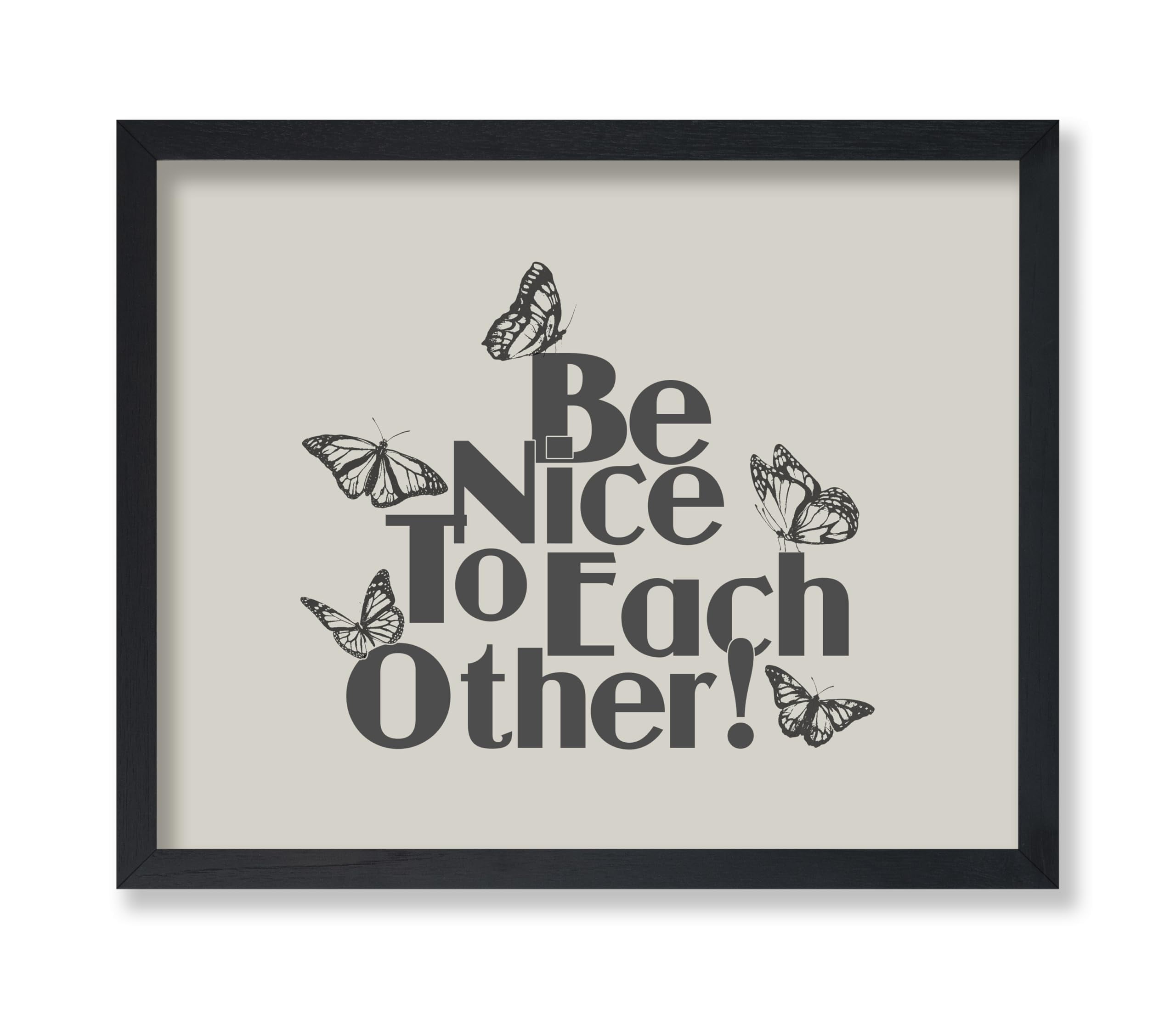 Poster Master Be Nice To Each Other Poster - Motivational Print ...