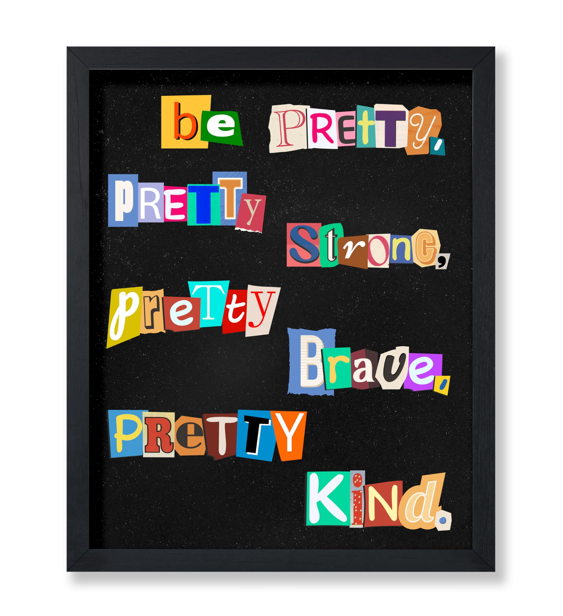 Poster Master Be Pretty Poster - Motivational Quotes Print - Cut-Out ...