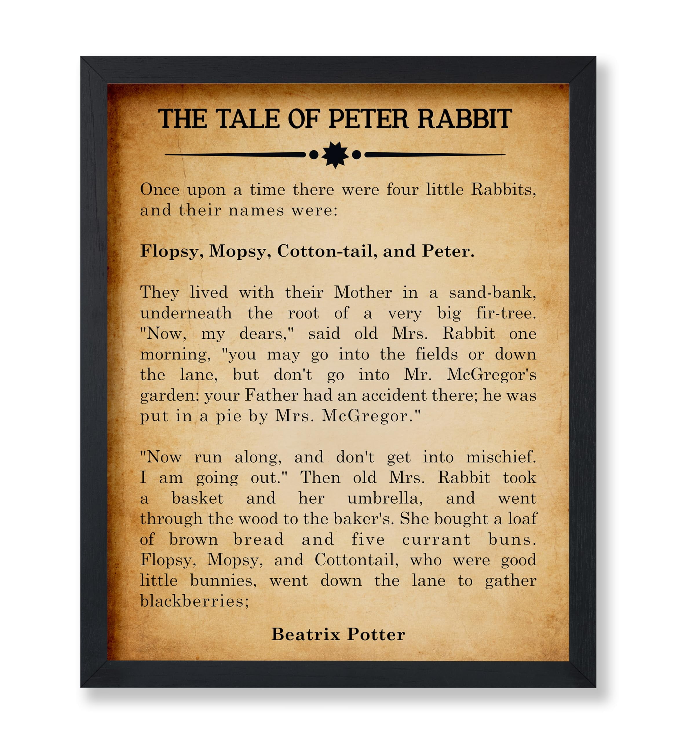 Poster Master Beatrix Potter Poster - The Tale of Peter Rabbit Print ...