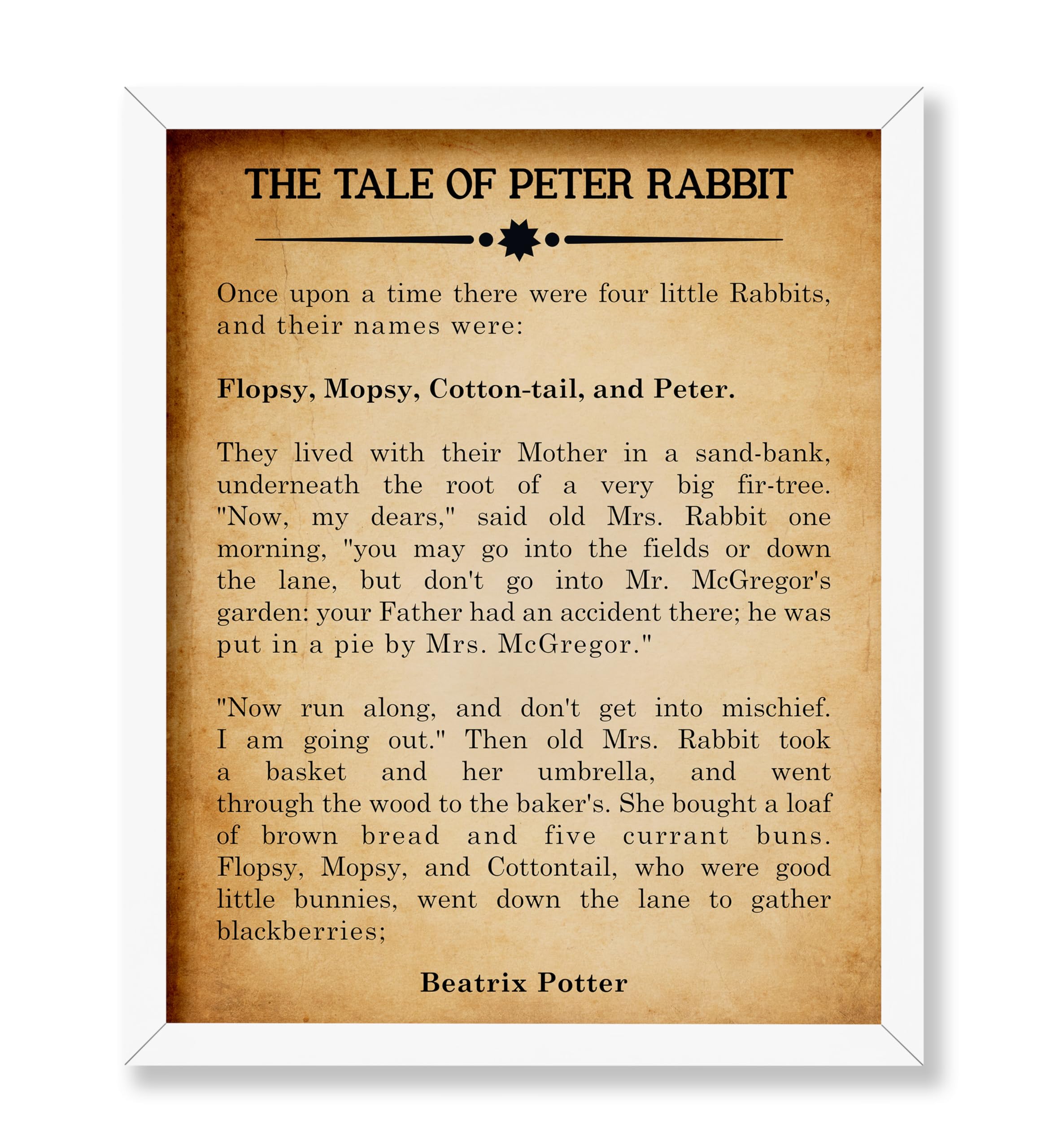 Poster Master Beatrix Potter Poster - The Tale of Peter Rabbit Print ...