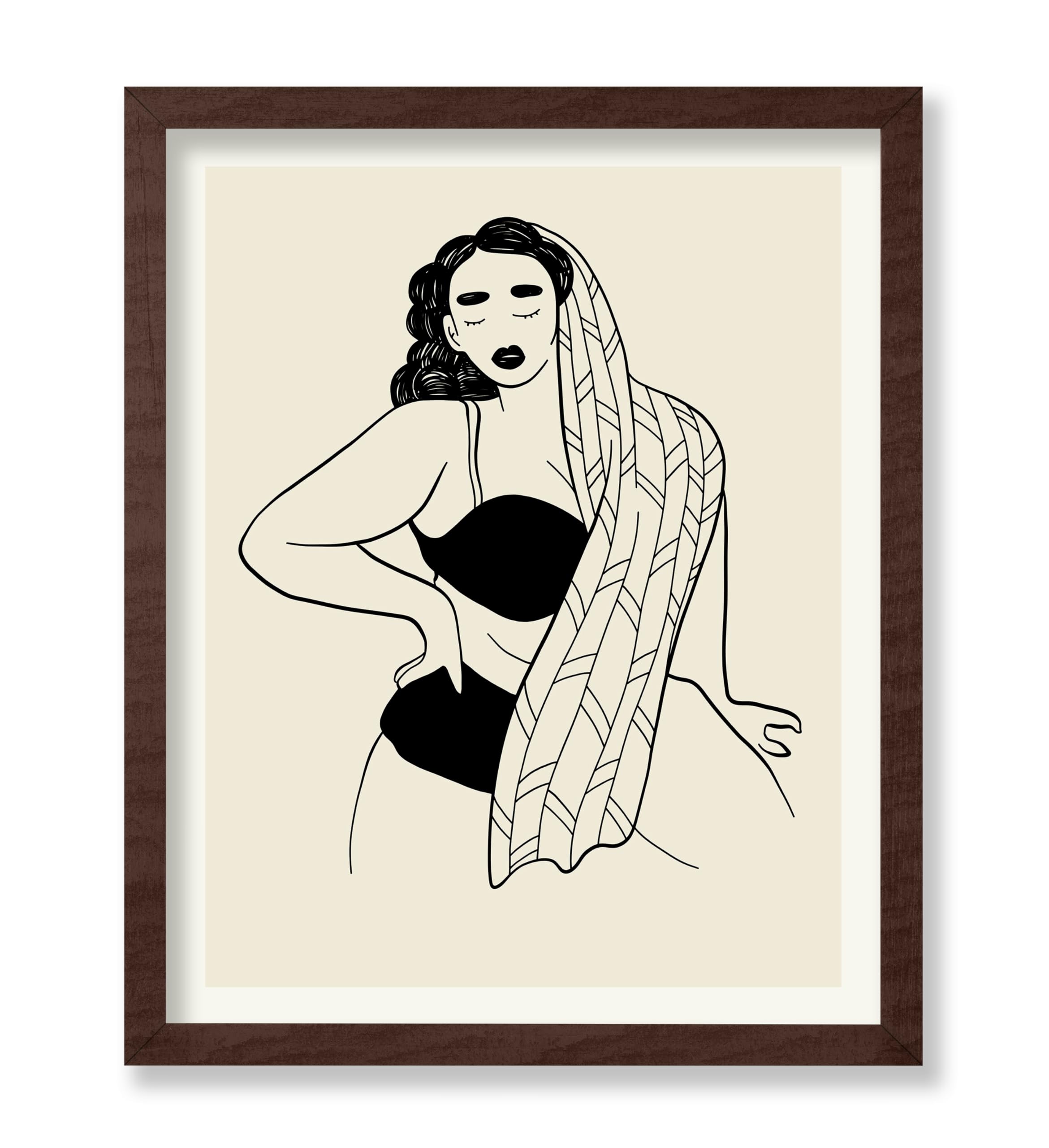 Poster Master Bikini Poster - Retro Body Positivity Print - Woman Art - Fashion Art - Trendy Art ...