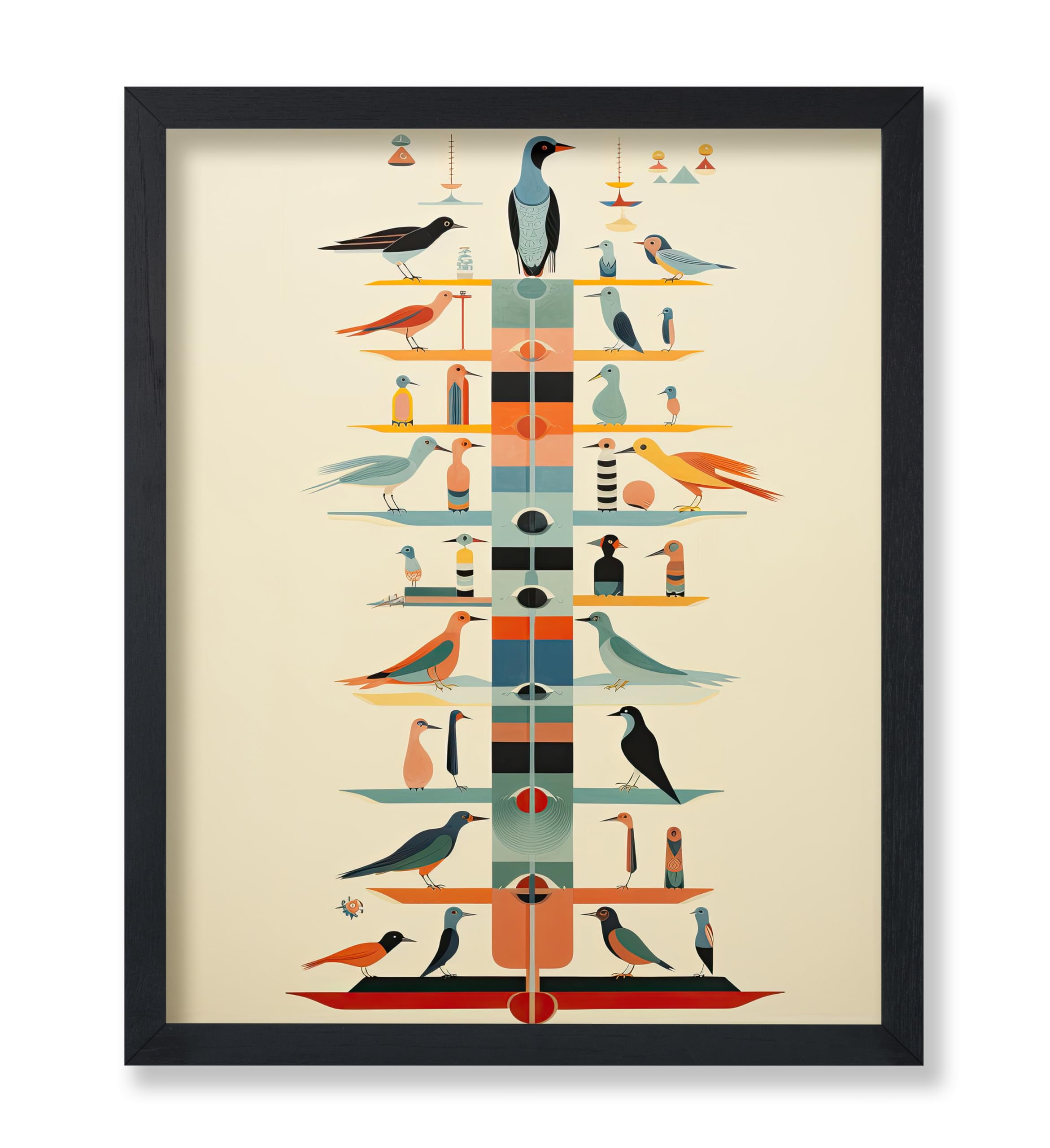 Poster Master Bird Poster - Bird Illustration Print - Modern Art ...
