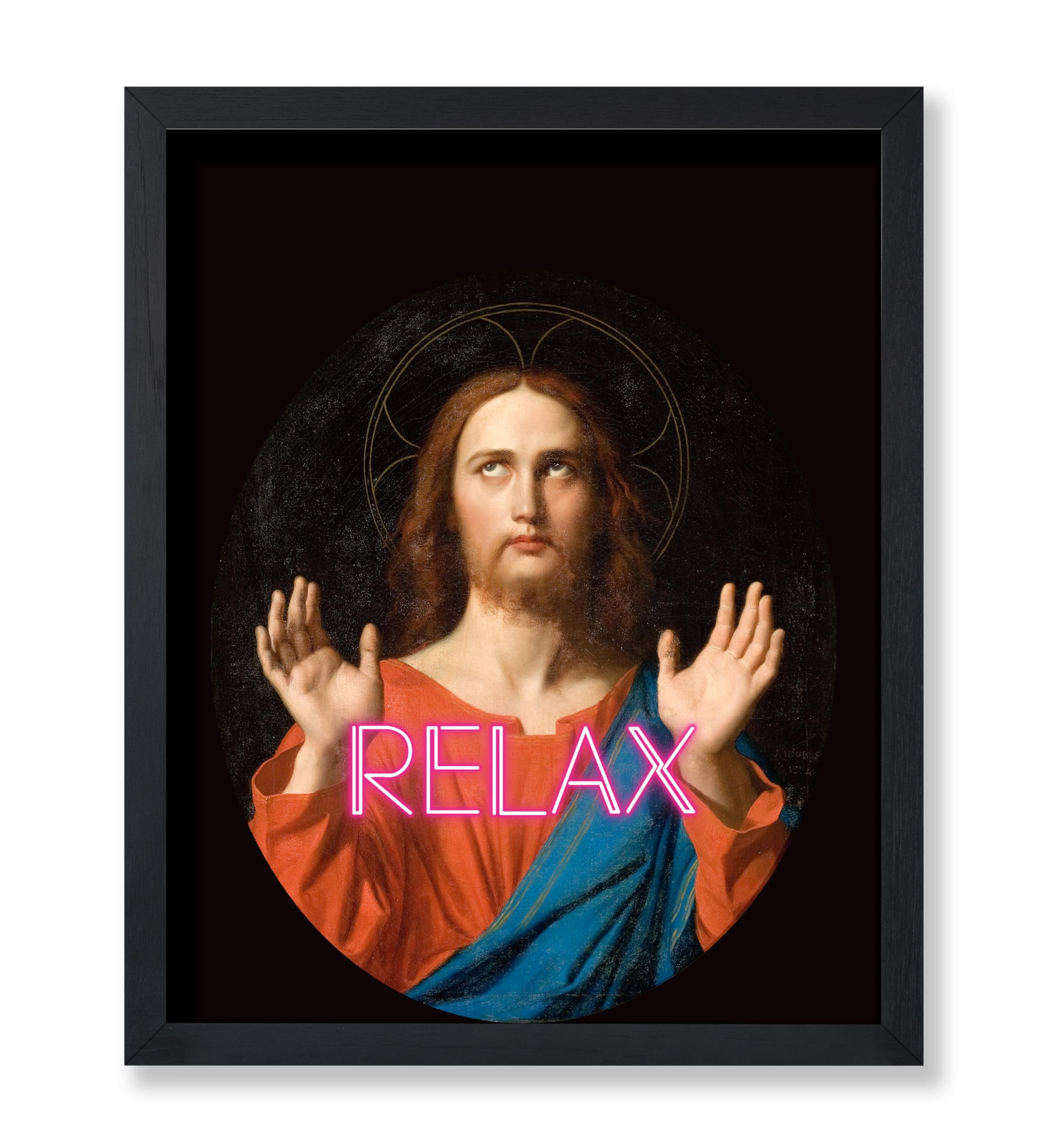 Poster Master Blessing Christ Poster - Relax Print - Altered Art ...