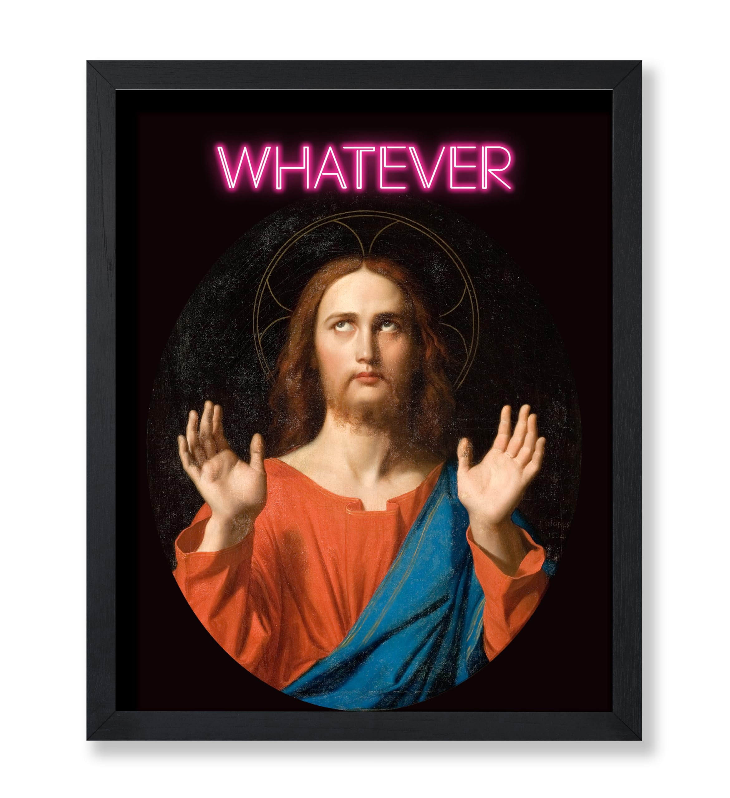 Poster Master Blessing Christ Poster - Whatever Print - Altered Art ...