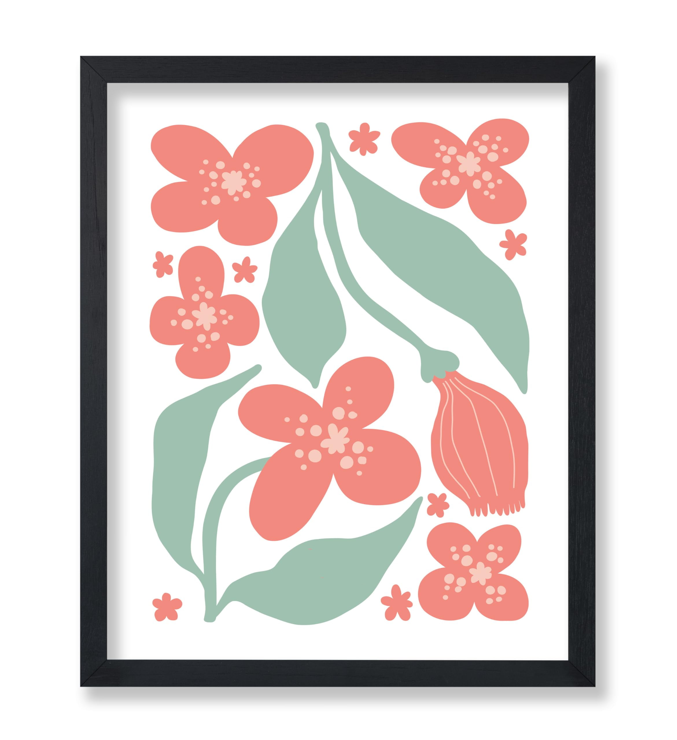 Poster Master Blooming Flowers Poster - Retro Floral Print - Groovy ...