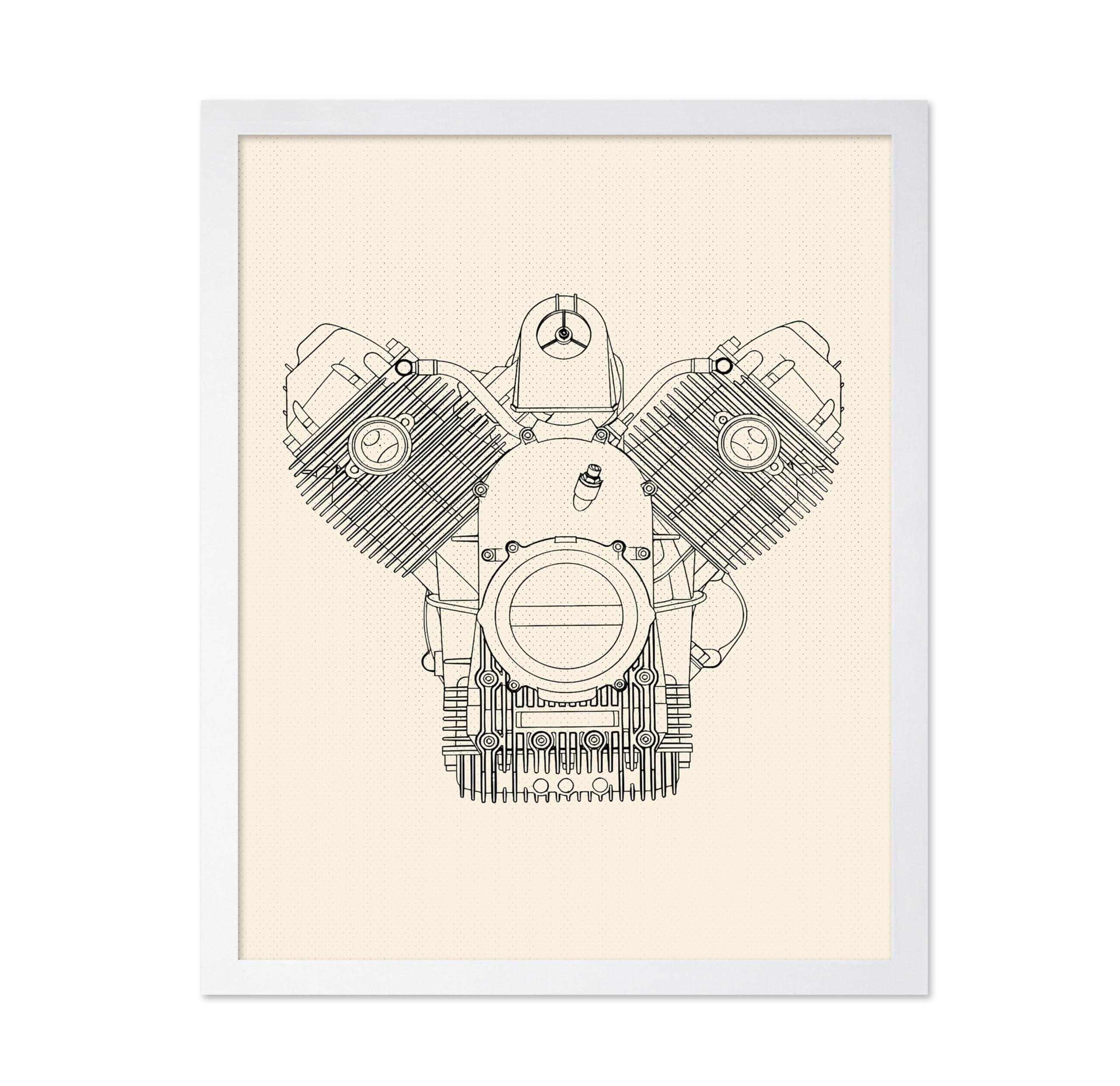 Poster Master Blueprint Poster - Retro Patent Print - Engine, Italian ...