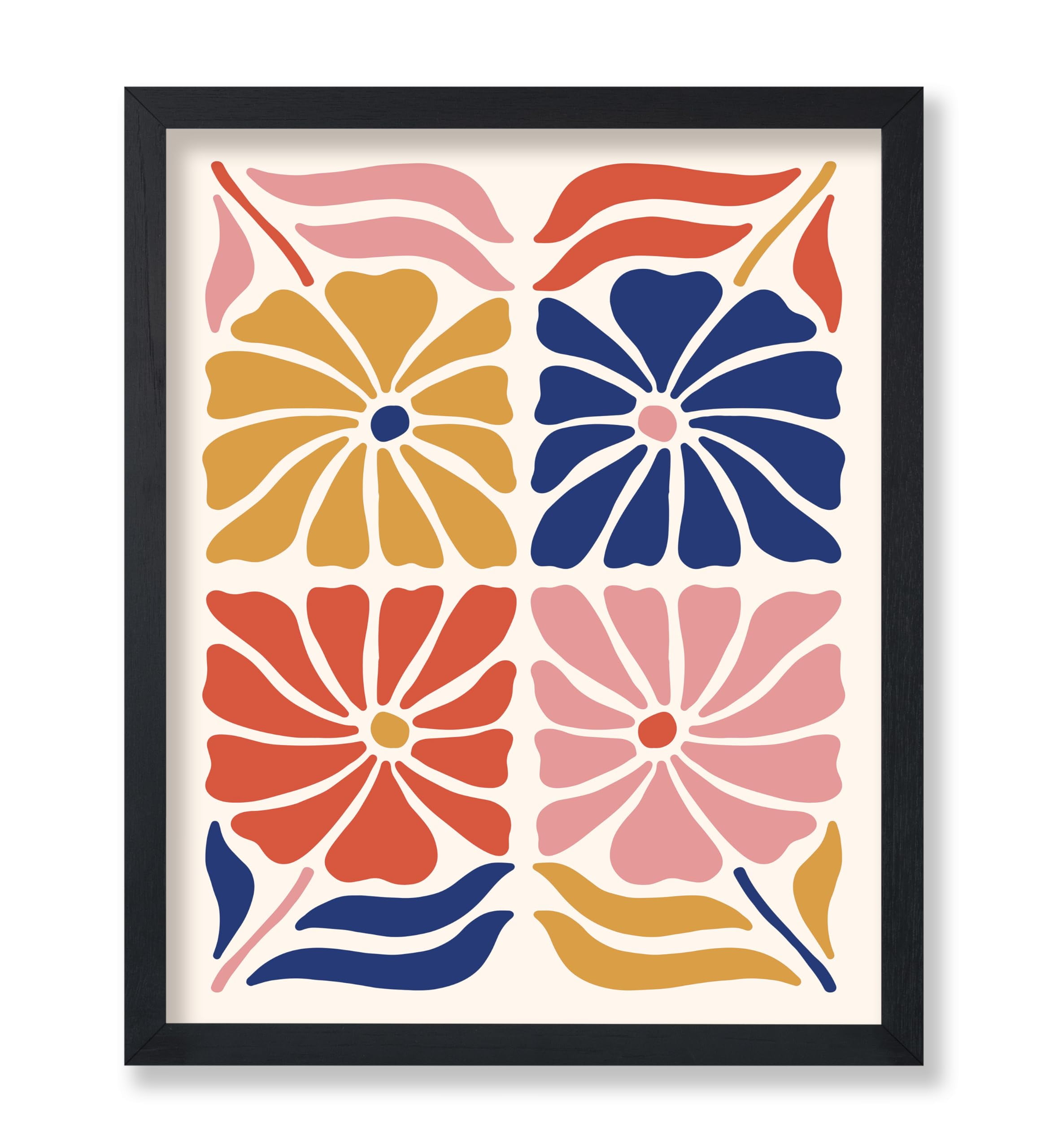 Poster Master Boho Poster - Retro Flower Print - Floral Art - Modern ...