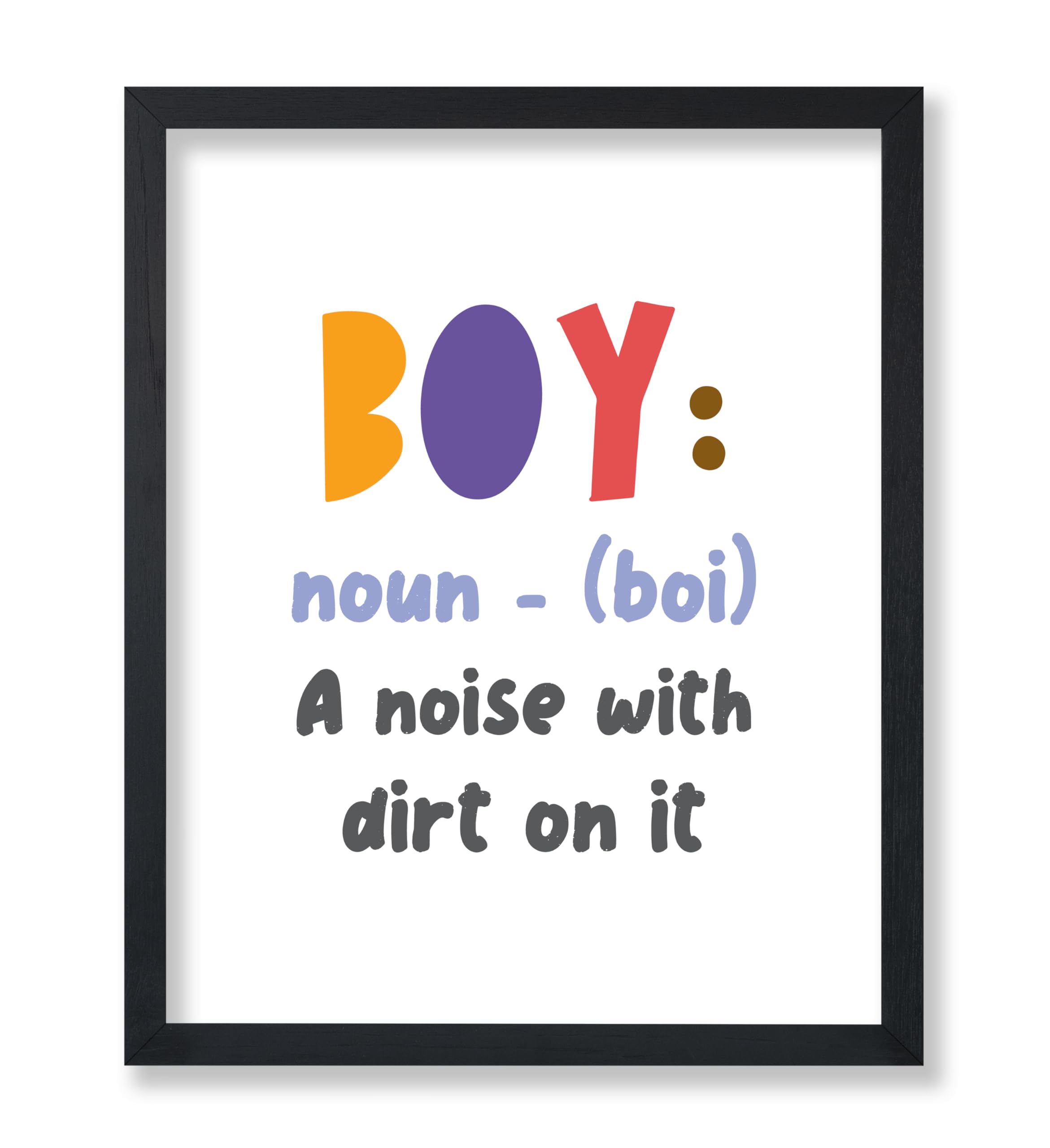 Poster Master Boy Poster - Boy Definition Print - Rainbow Art - Boy ...