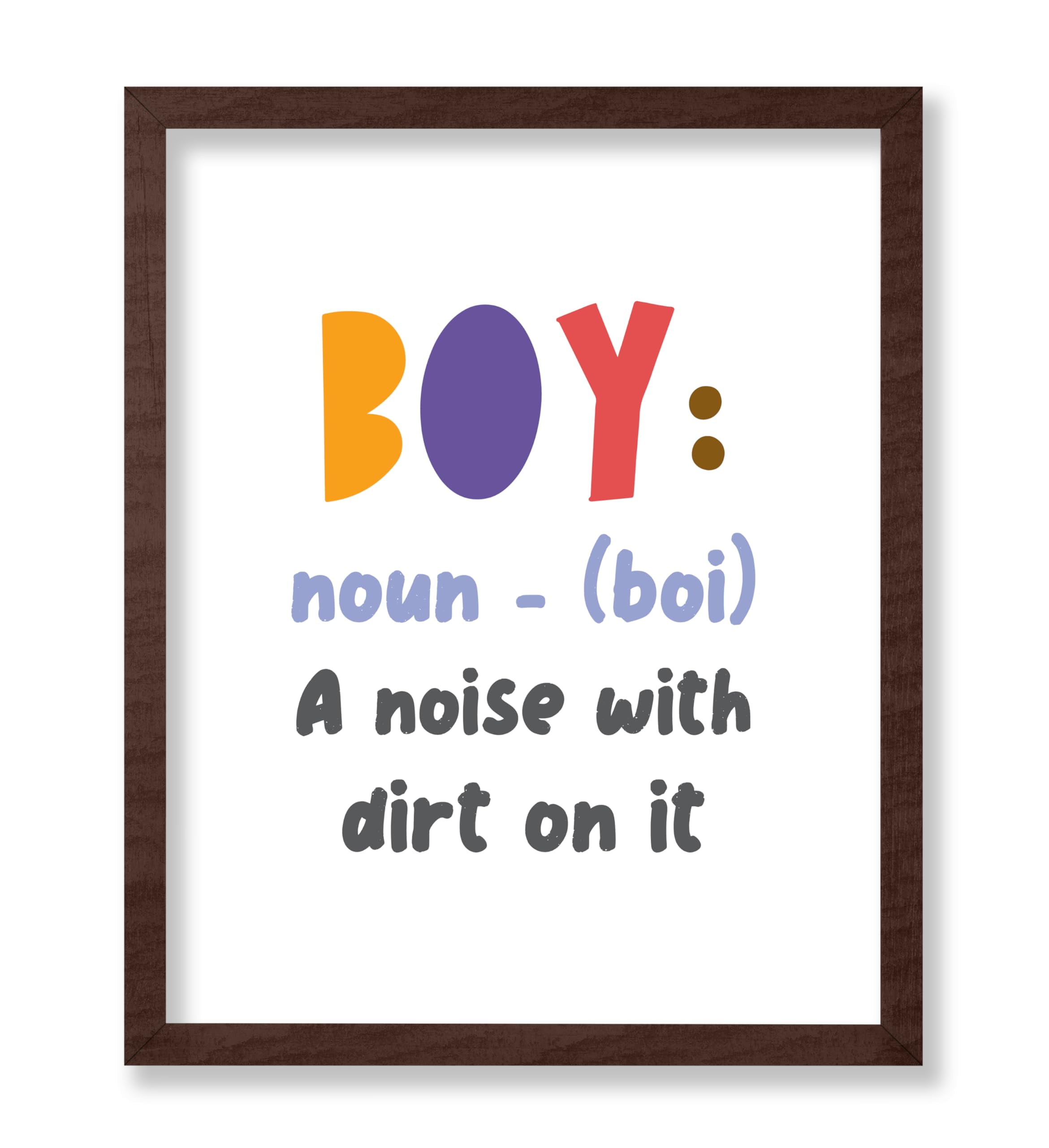 Poster Master Boy Poster - Boy Definition Print - Rainbow Art - Boy ...