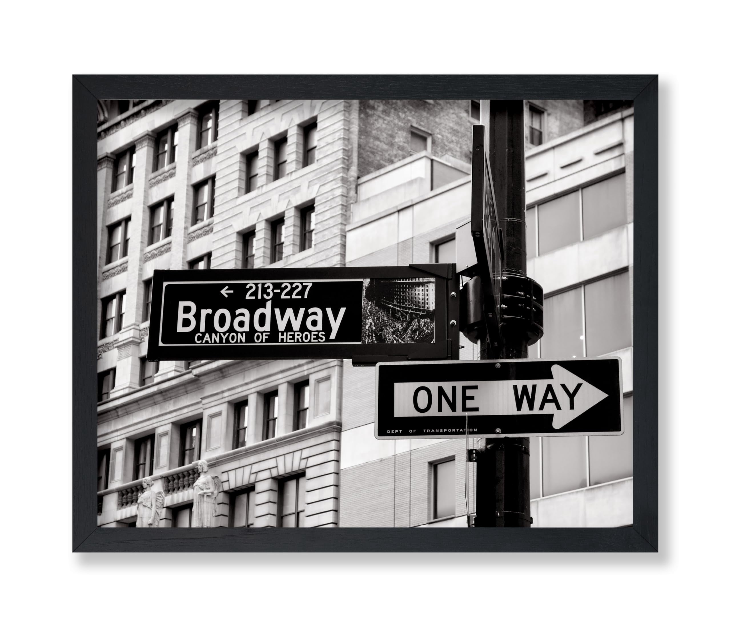 Poster Master Broadway Poster - One Way Print - Street Sign Art ...