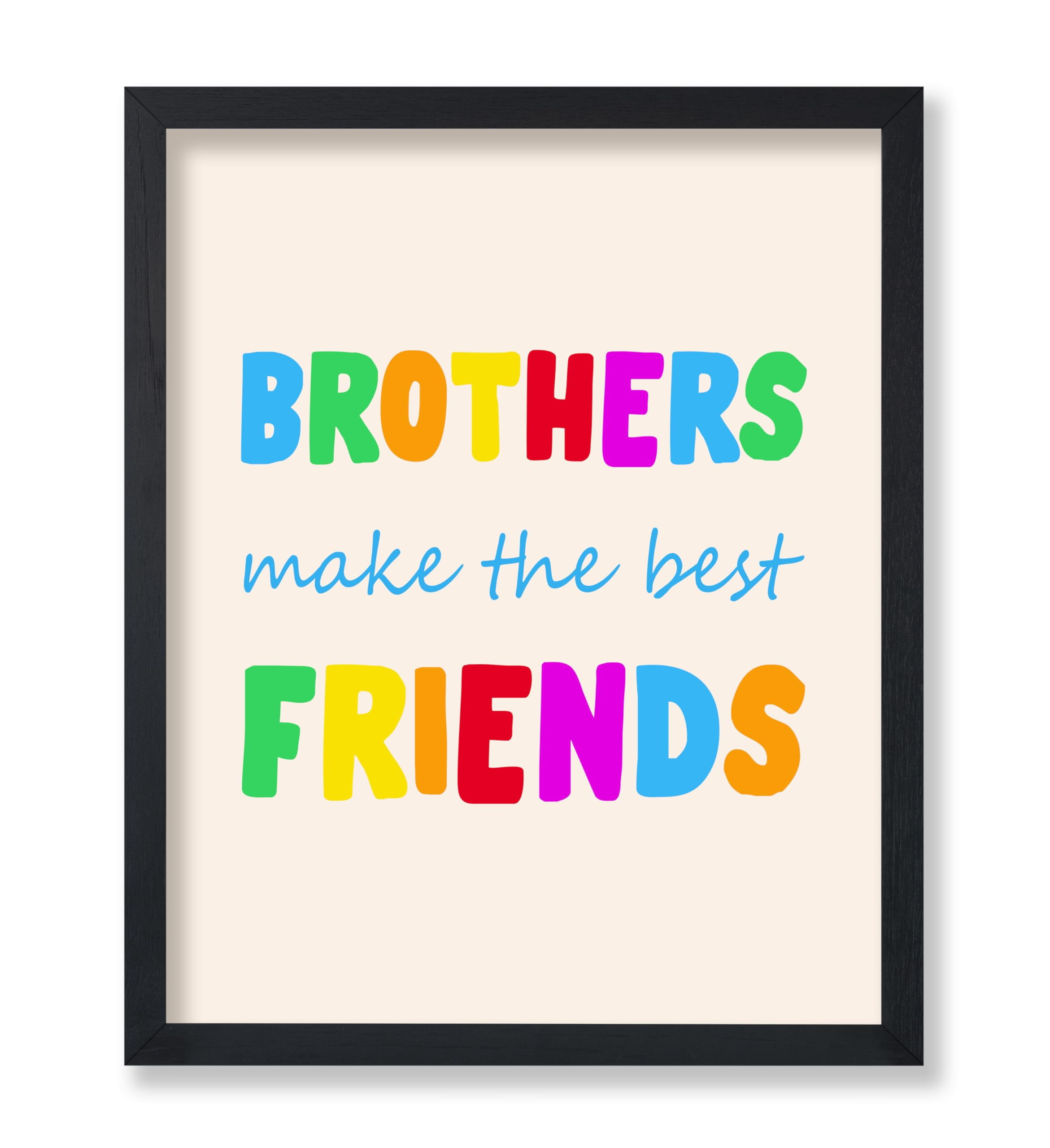 Poster Master Brothers Make the Best Friends Poster - Typography Print ...