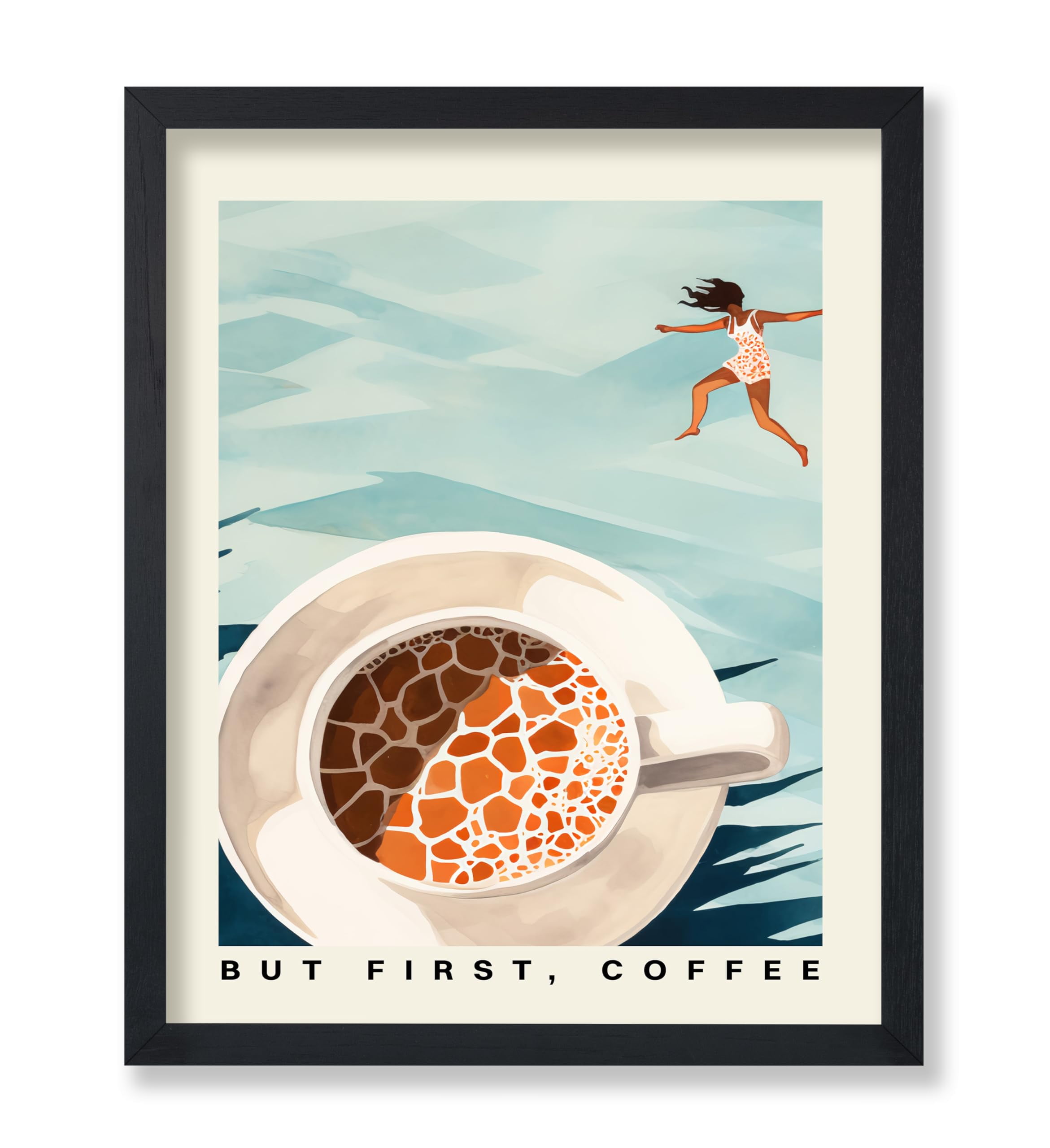 Poster Master But First Coffee Poster - Coffee Cup Print - Coffee Art ...