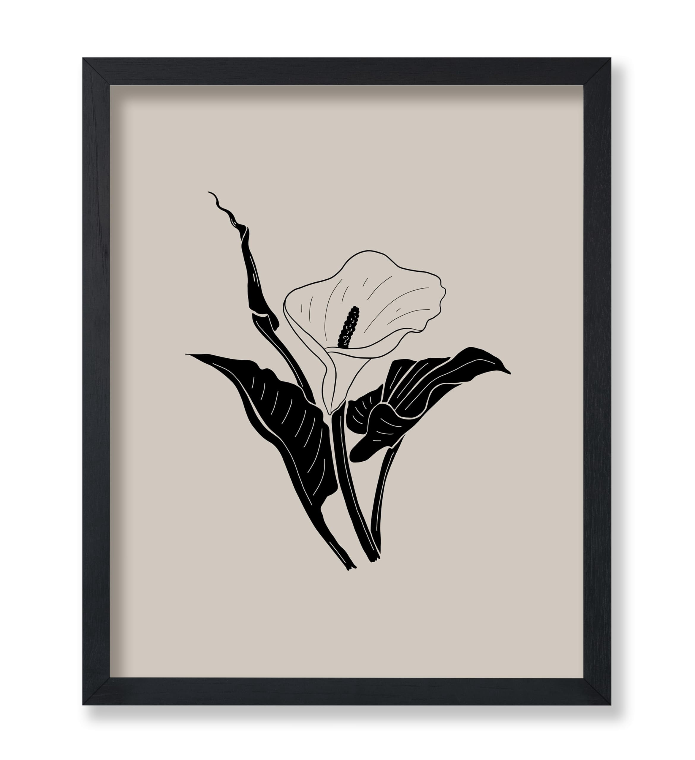 Poster Master Calla Lily Poster - Retro Flower Print - Floral Art ...