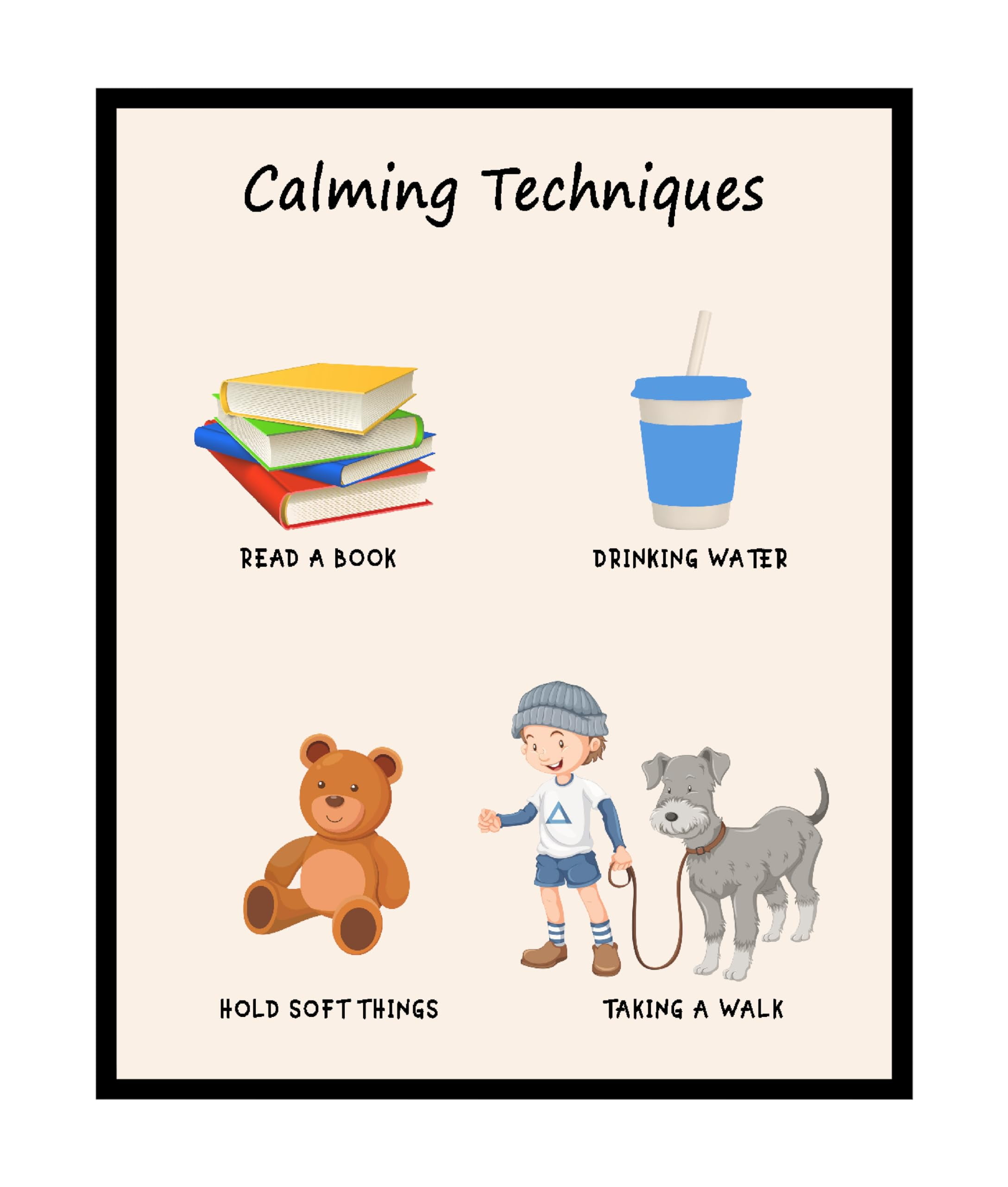 Poster Master Calming Techniques Poster - Calm Strategies Print ...