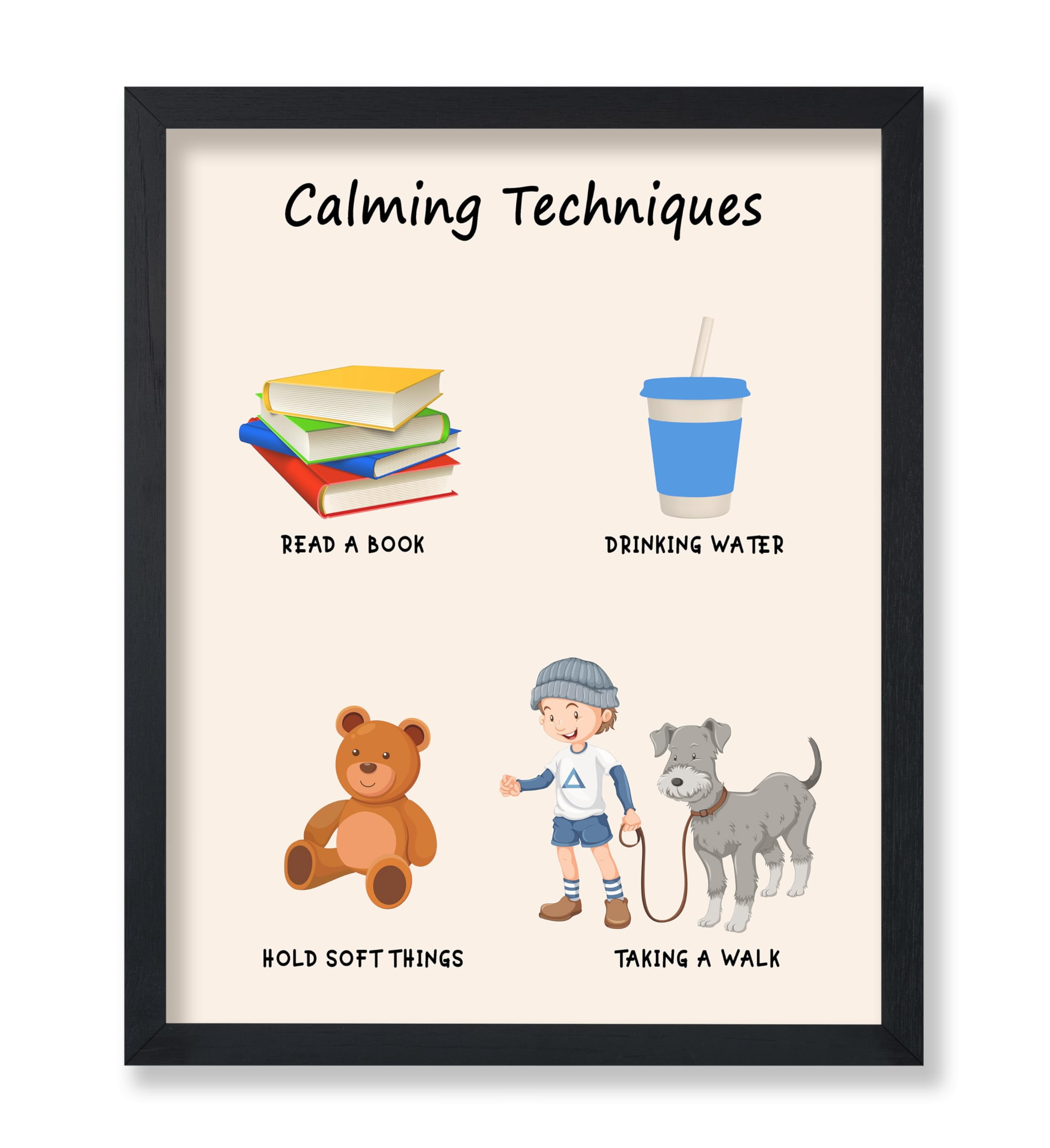 Poster Master Calming Techniques Poster - Calm Strategies Print - Educational Art - Learning ...