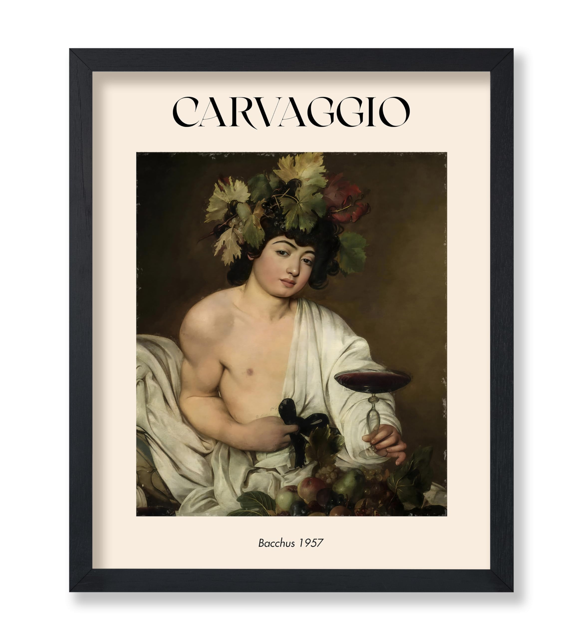 Poster Master Caravaggio Poster - Bacchus Print - Baroque Art - Greek ...