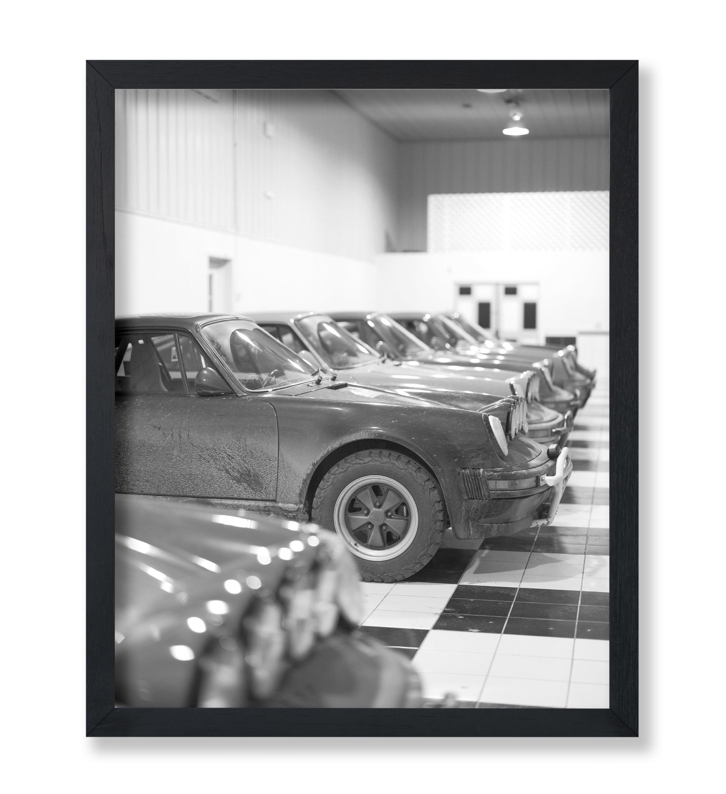 Poster Master Cars Parked in the Garage Poster - Classic Cars Print ...