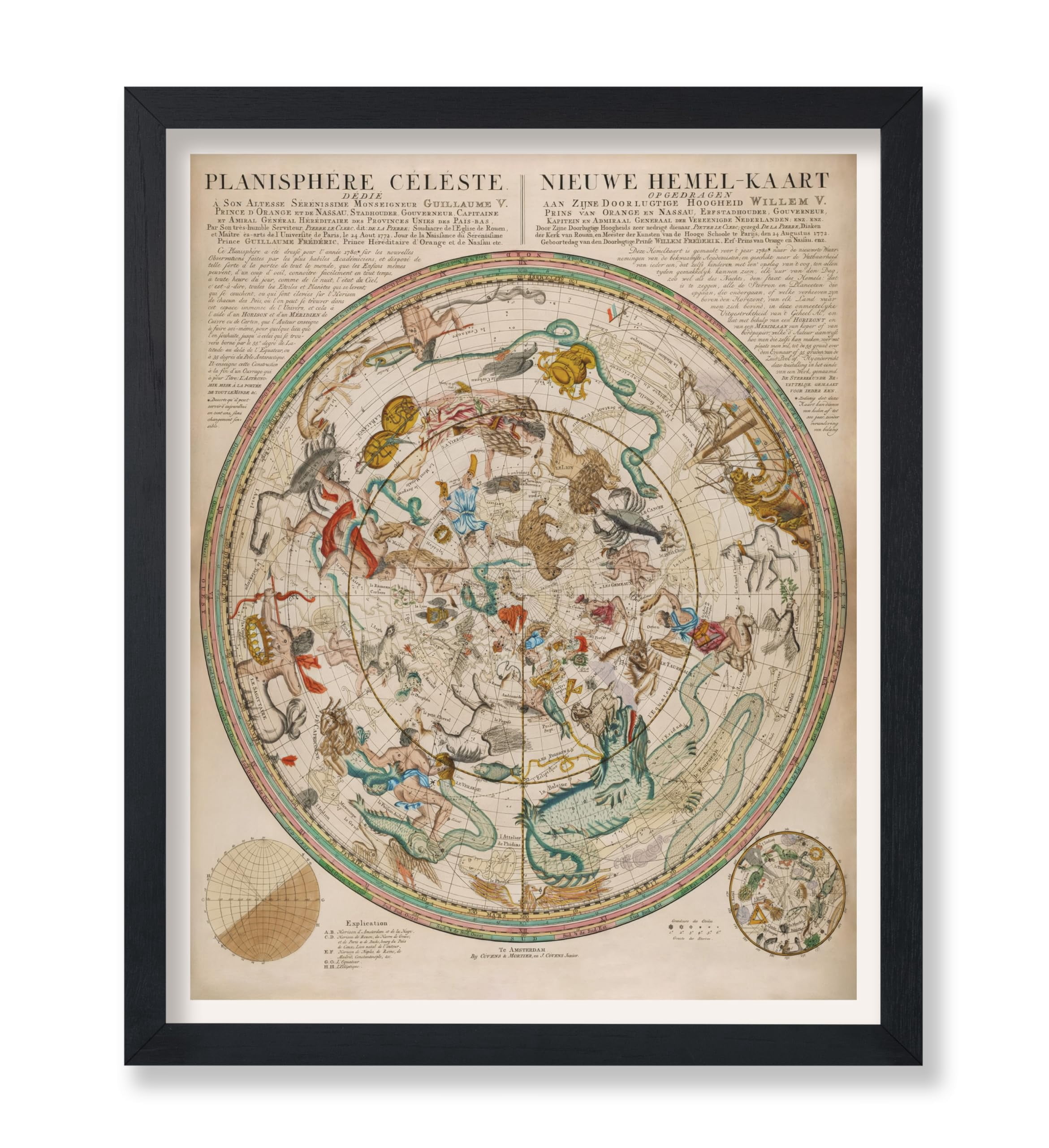 Poster Master Celestial Poster - Atlas Coelestis Plate 27 - Vintage ...