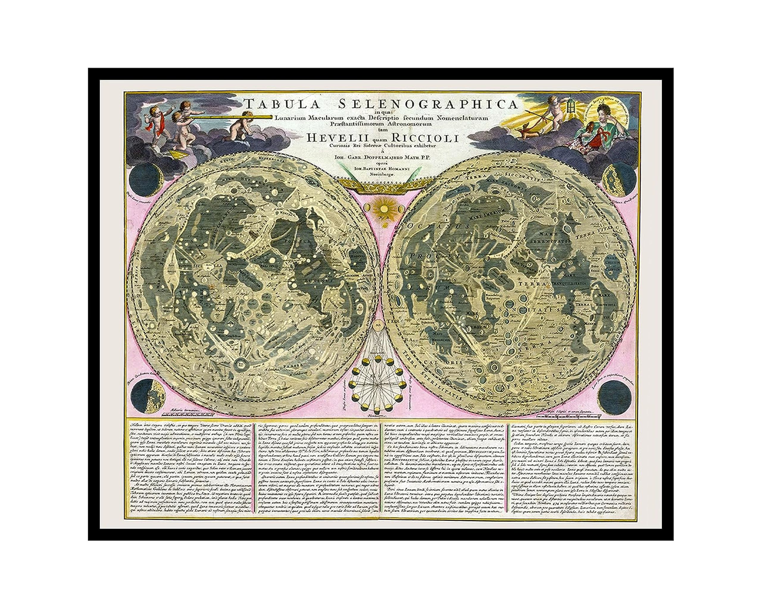 Poster Master Celestial Map Poster - Medieval Renaissance Design - 8x10 ...